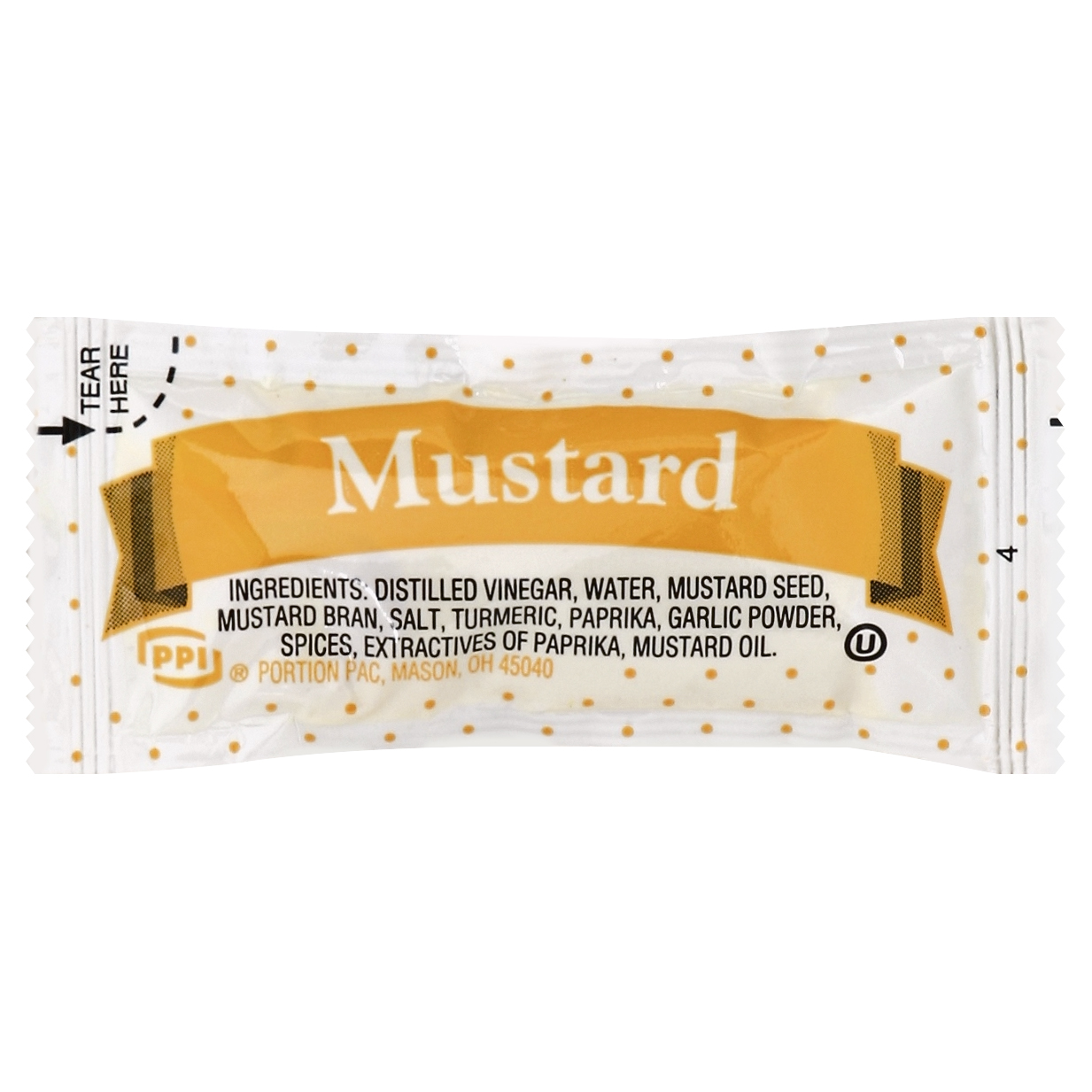 Kraft Heinz PPI Single-Serve Mustard Case | FoodServiceDirect