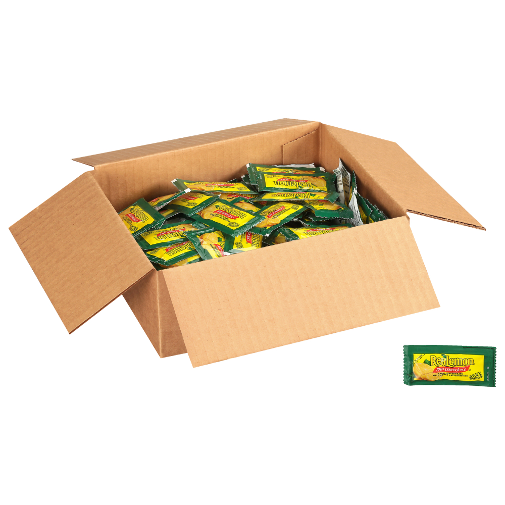 Portion Pac Realemon Lemon Juice, 4 Grams -- 200 per case.