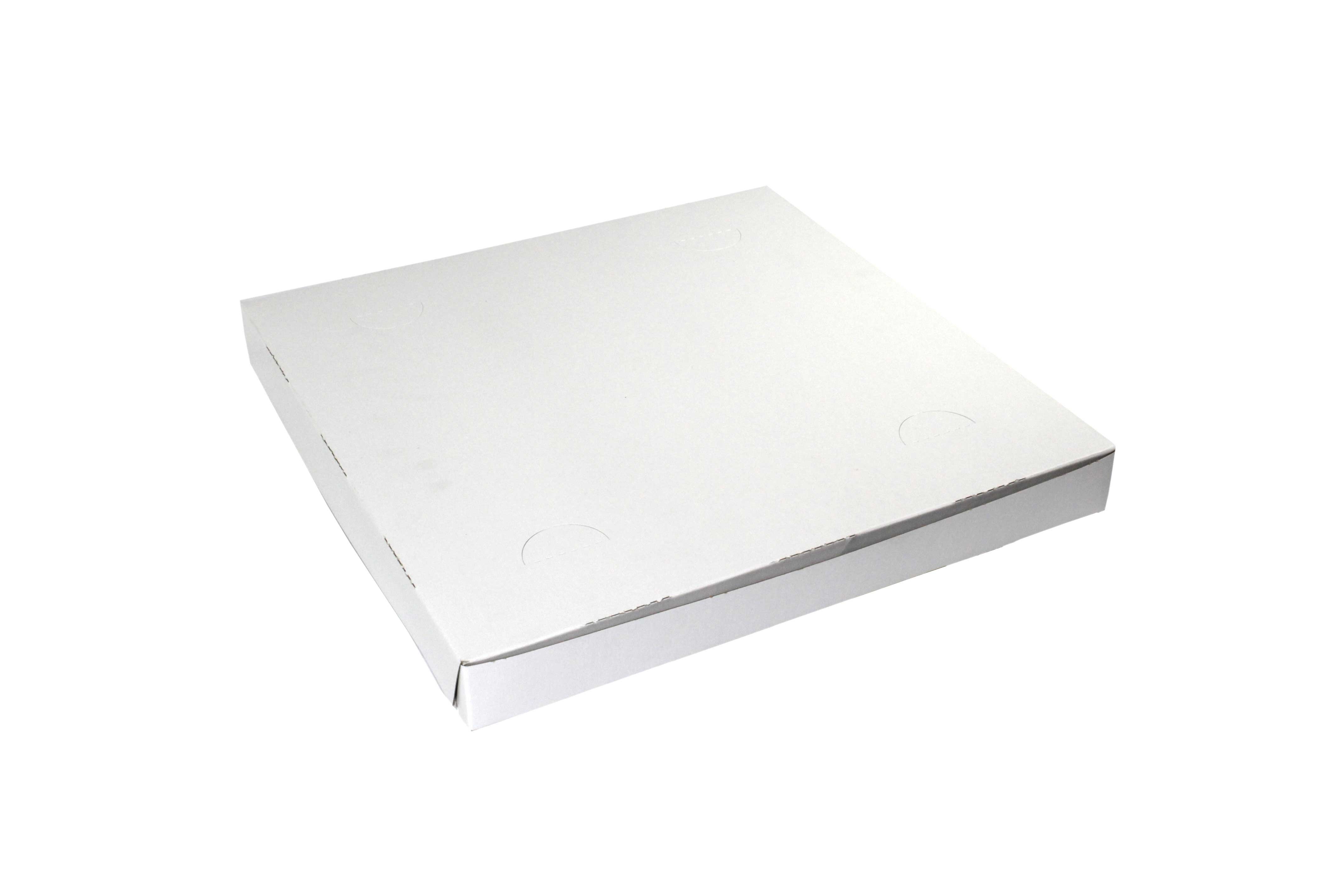 Boxit Lock Corner One Piece White Pizza Box, 14 x 14 x 1.5 inch -- 100 ...