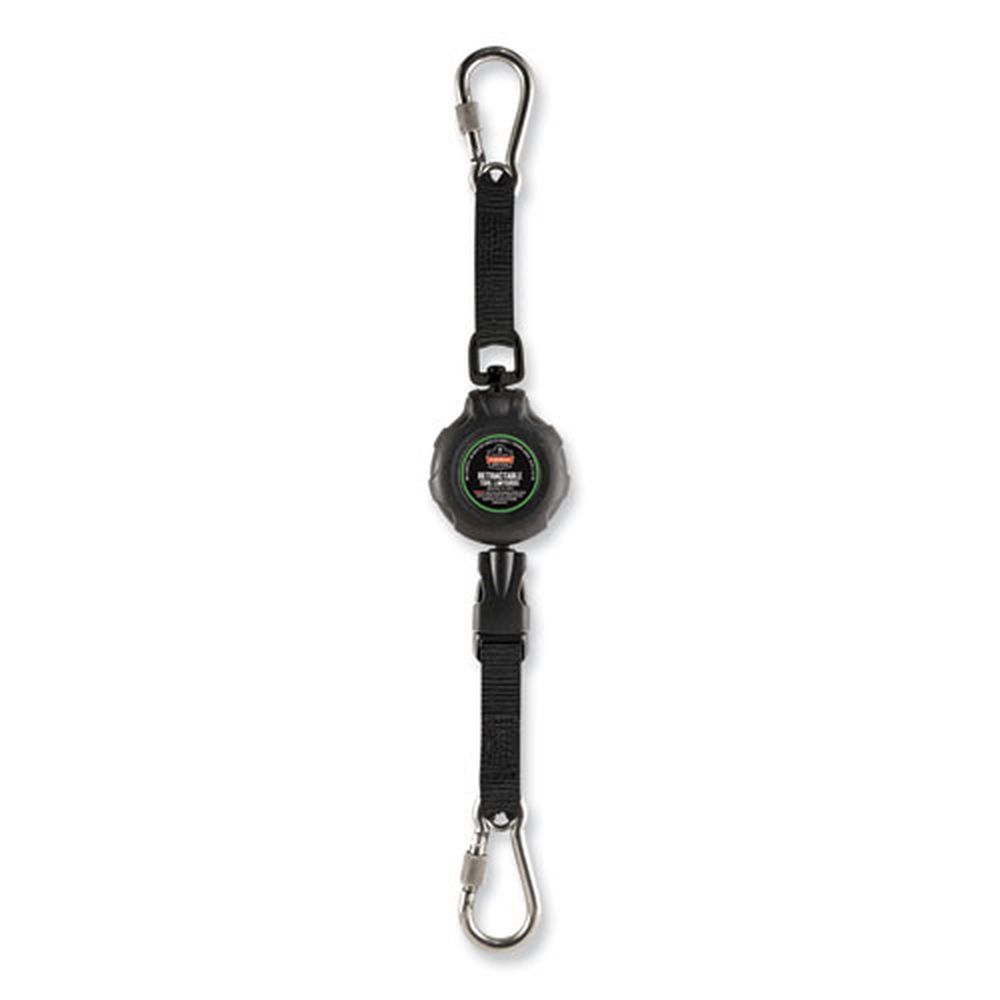 ergodyne Squids 3000 Black 48 inch Retractable Tool Lanyard with ...