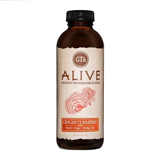 Gts Alive Ginger Turmeric Ancient Mushroom Elixir 16 Fluid Ounce 6