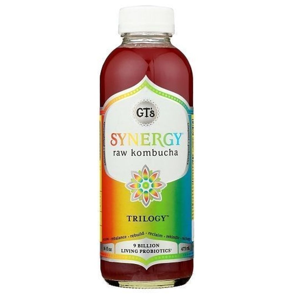 Gts Synergy Trilogy Kombucha, 16 Fluid Ounce -- 6 per case