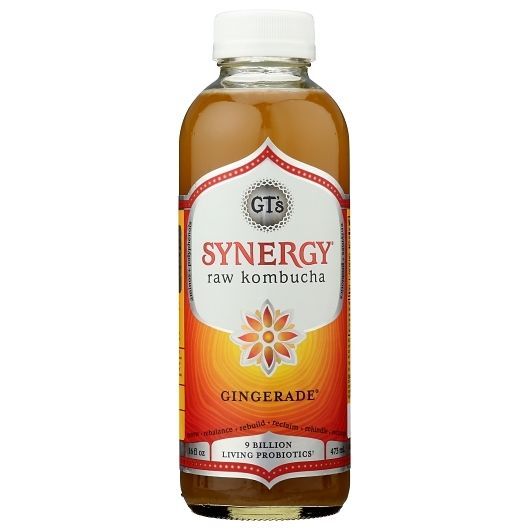 GTs Synergy Gingerade Kombucha, 16 Fluid Ounce -- 6 per case