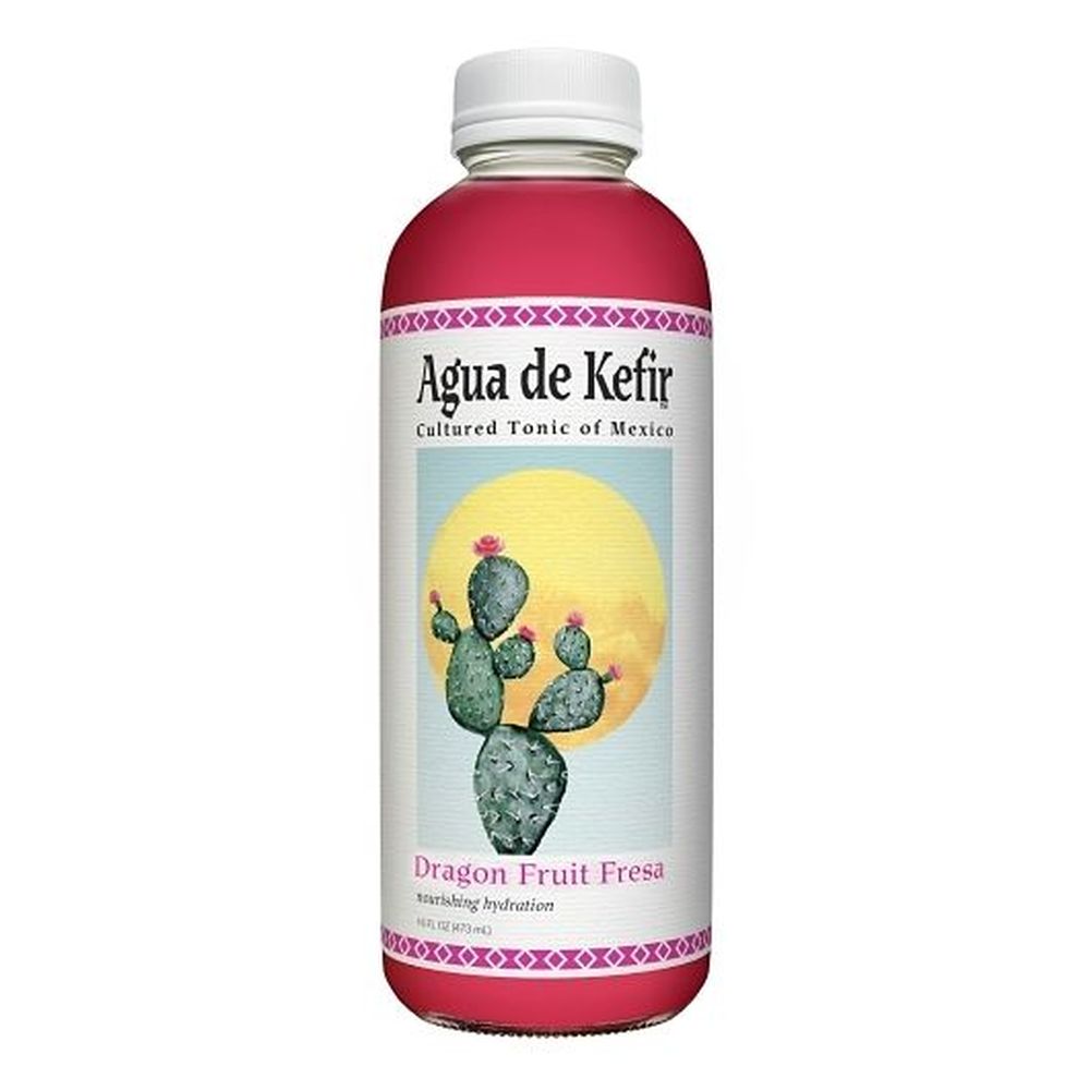 Gt's Agua De Kefir Dragon Fruit Fresa, 16 Fluid Ounce -- 12 per case