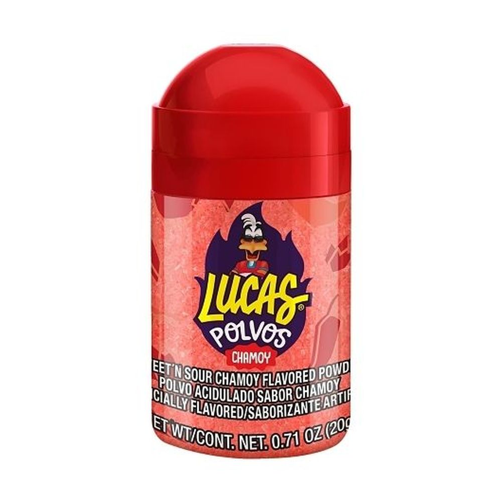 Lucas Polvos Chamoy Powder Candy, 0.70 Ounce -- 300 per case