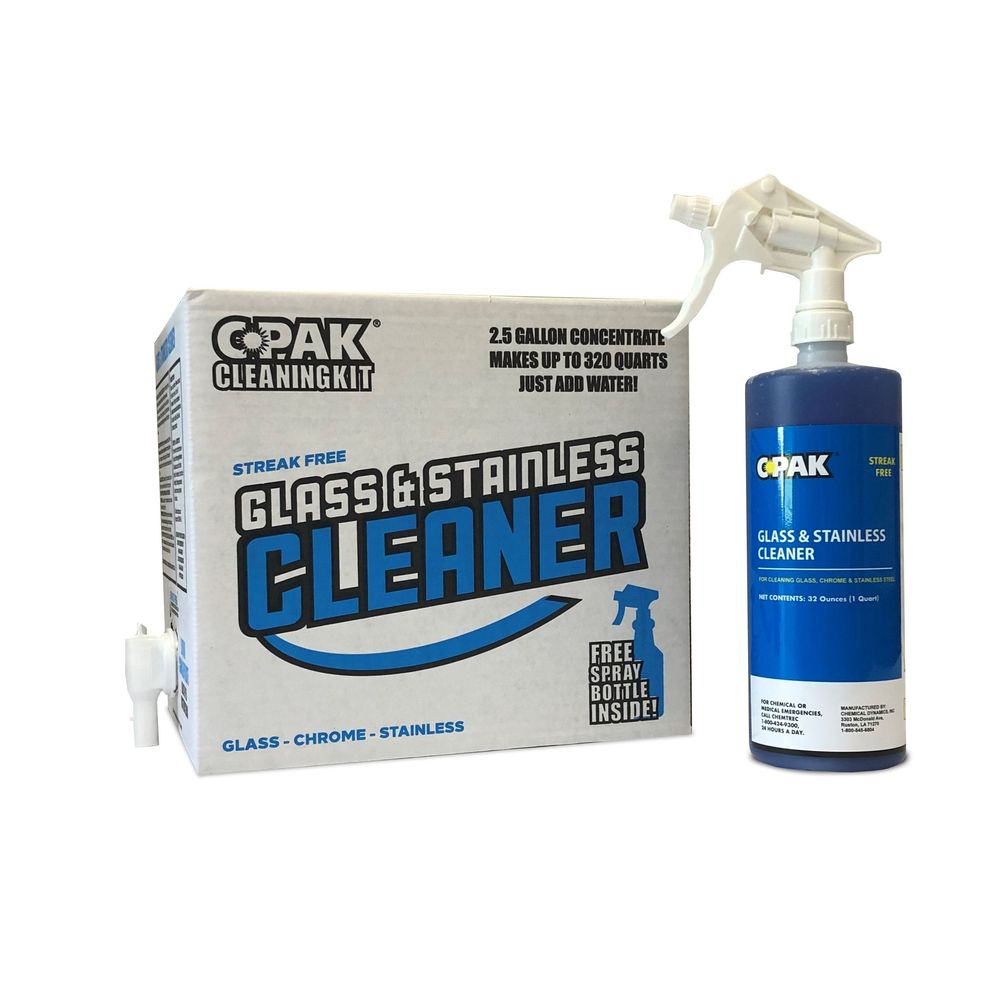 Chemical Dynamics C Pak Streak Free Glass and Stainless Steel Cleaning ...
