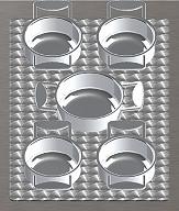 Tablecraft Stainless Steel Template