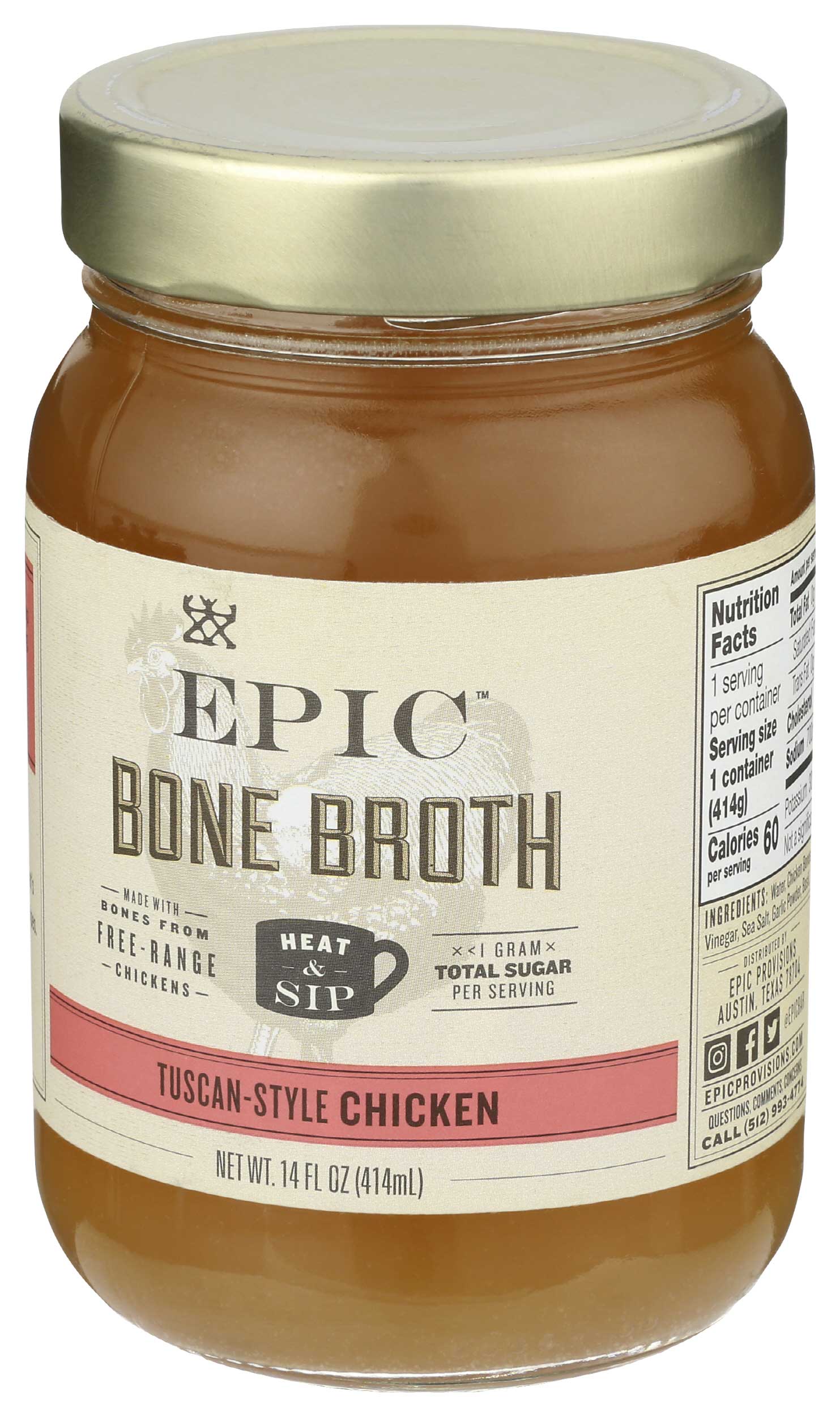 Epic Tuscan Style Chicken Bone Broth | FoodServiceDirect