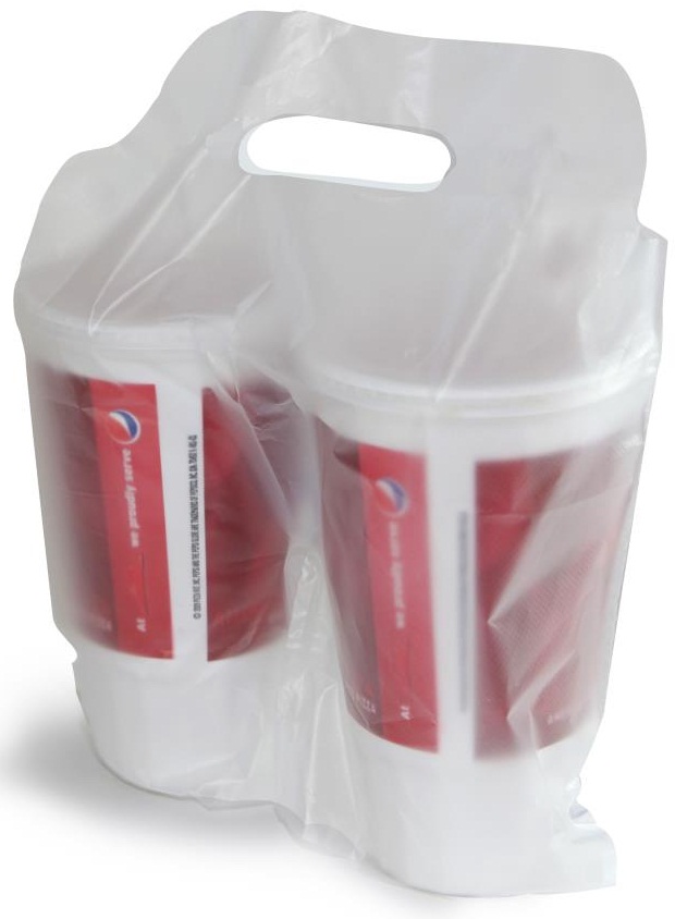 Pak Sher Large Drink Carrier Bag -- 1000 per case