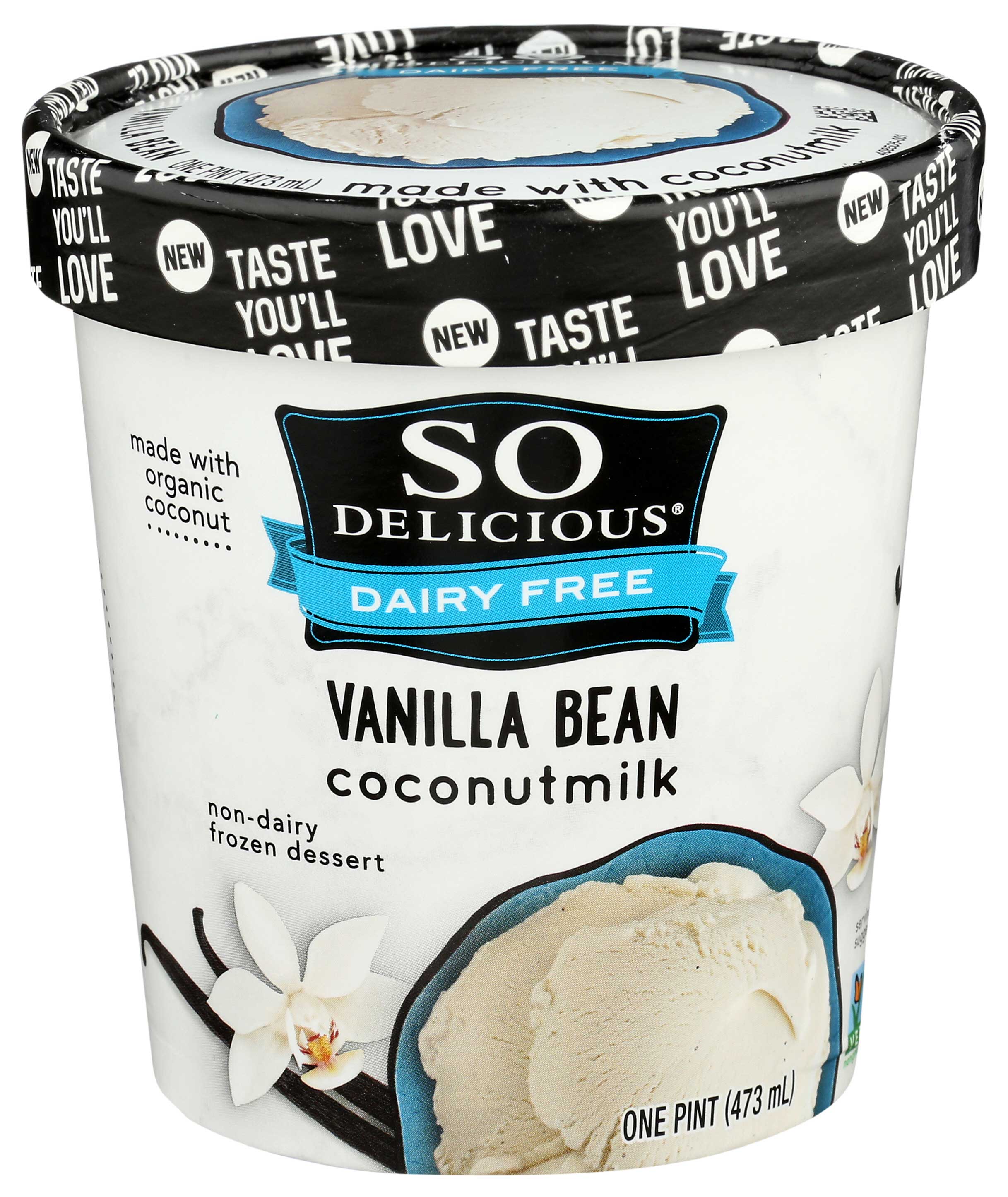 So Delicious Vanilla Bean Coconut milk Non Dairy Dessert ...