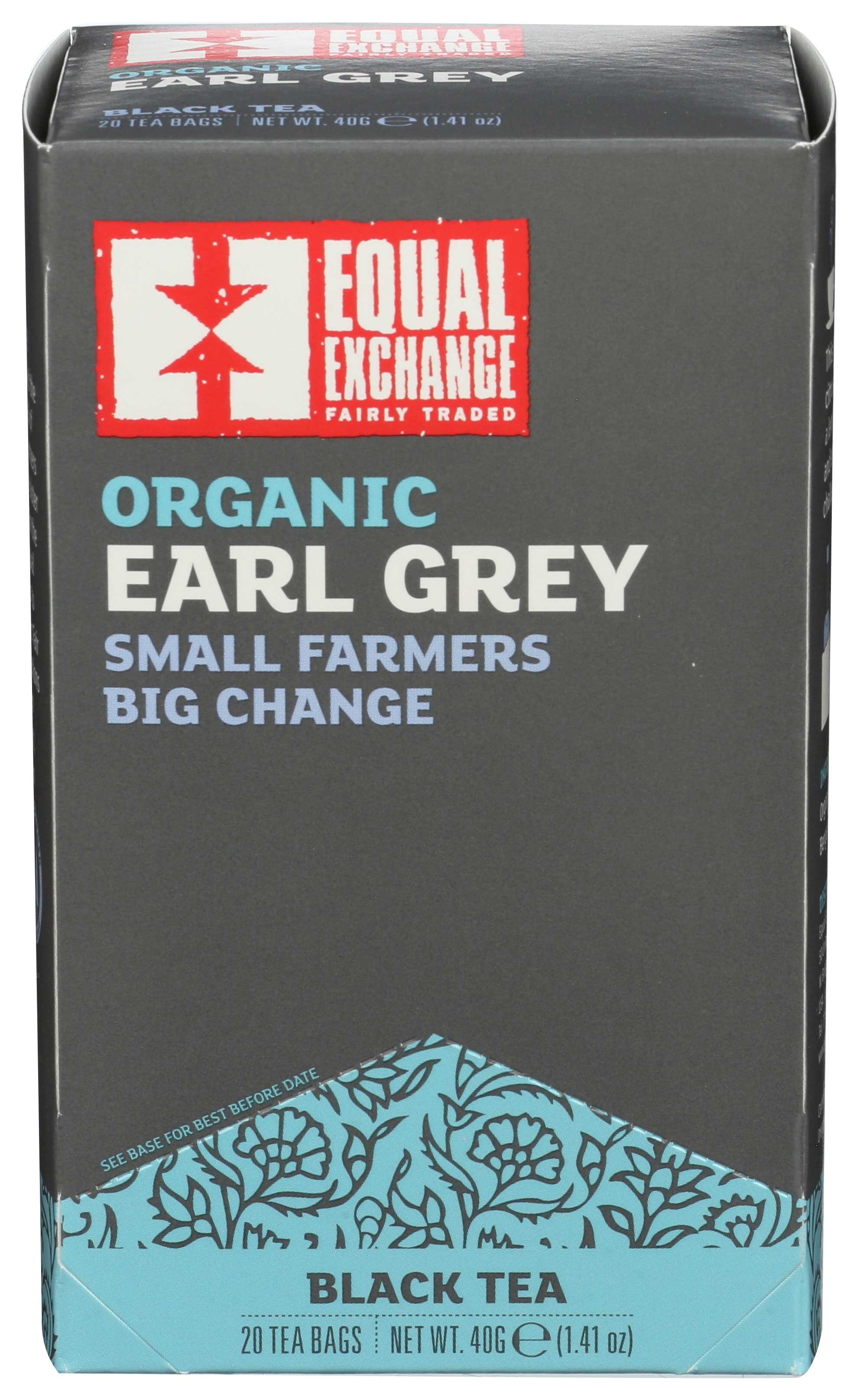 Equal Exchange Organic Earl Grey Tea - 20 bags per pack -- 6 packs per ...