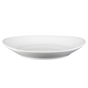 Vertex China Contour Collection Platter, 11.25 x 7 3/8 inch -- 12 per case.