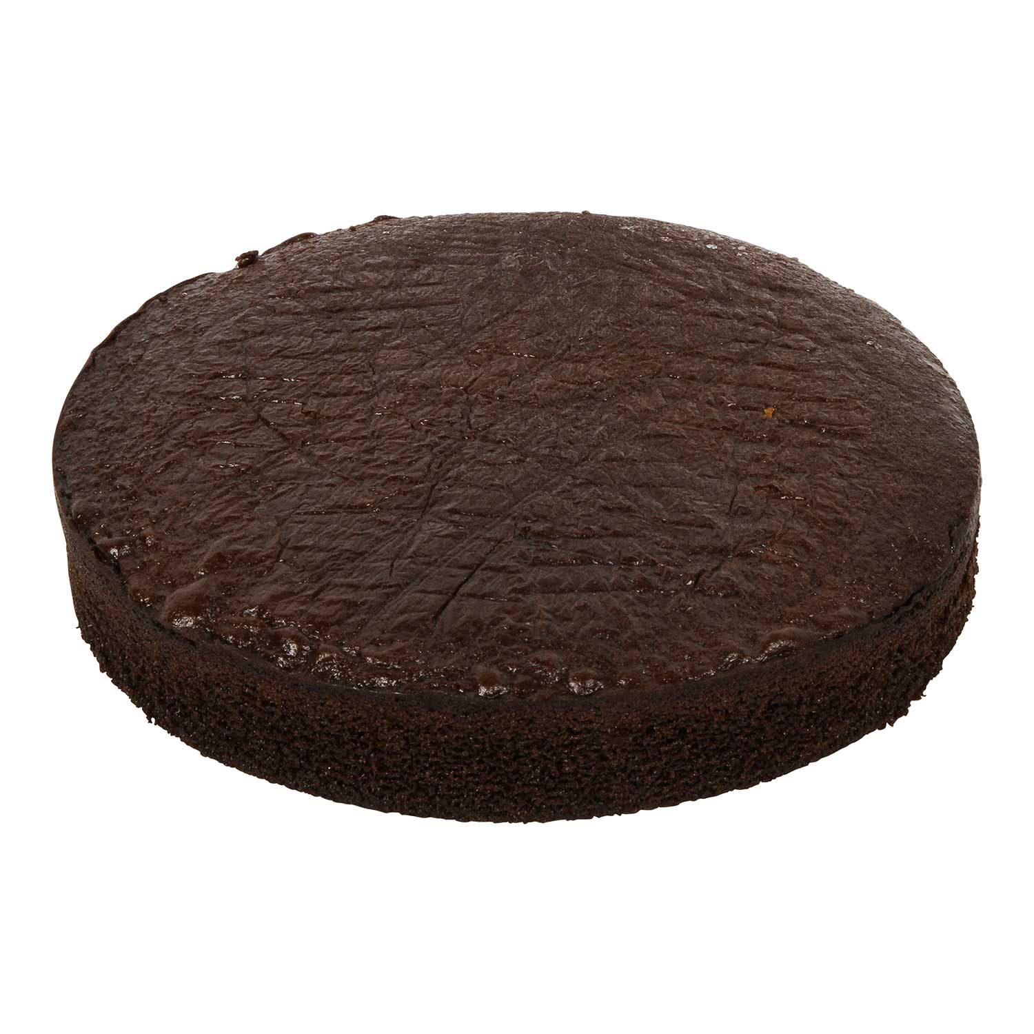Rich JWA Uniced Round Chocolate Cake, 12 Ounce -- 24 per case.
