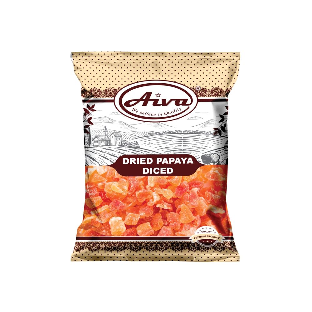 Aiva Diced Papaya, 5 Pound