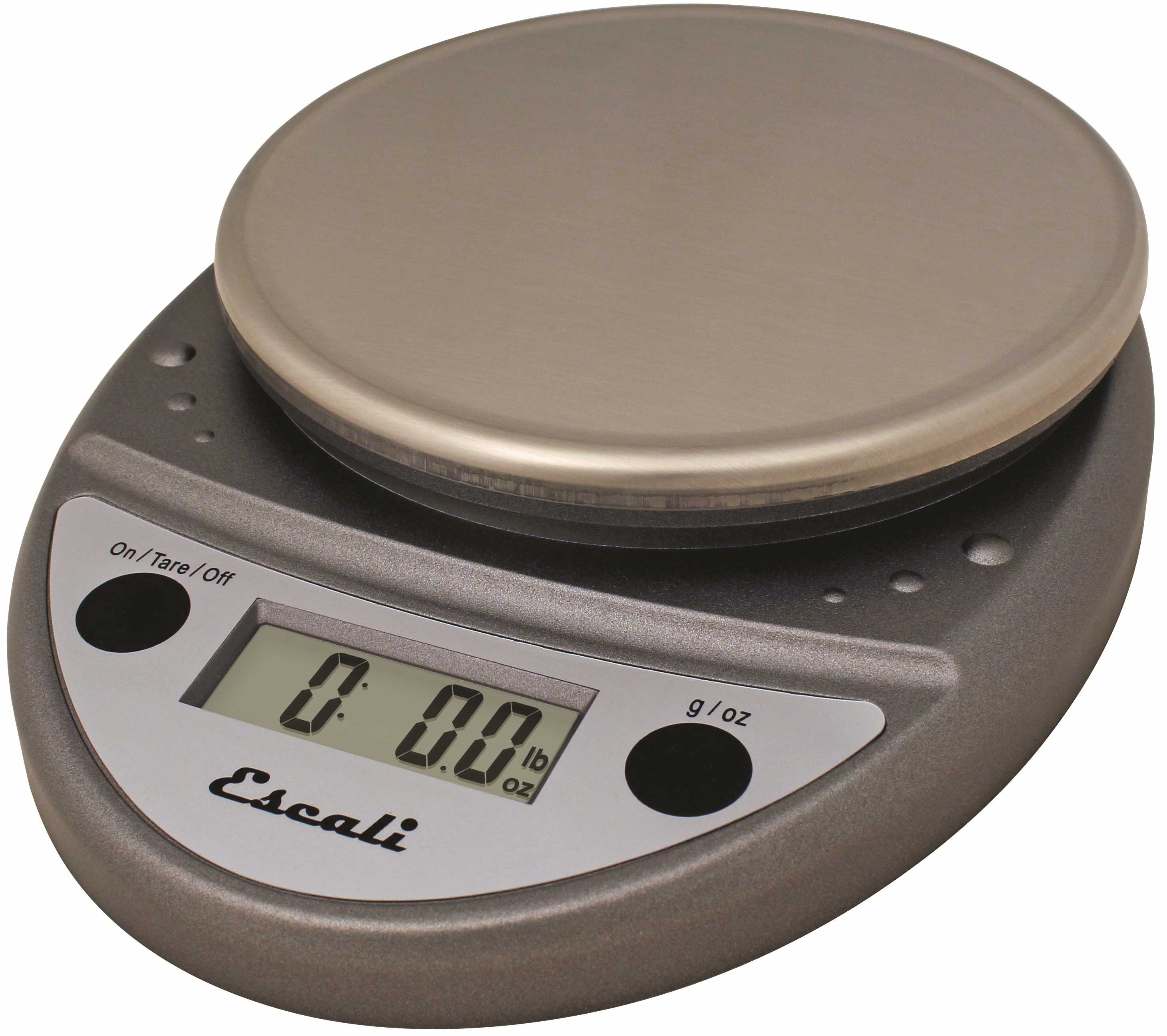 San Jamar Metallic Round Professional Digital Scale, 11 Pound.