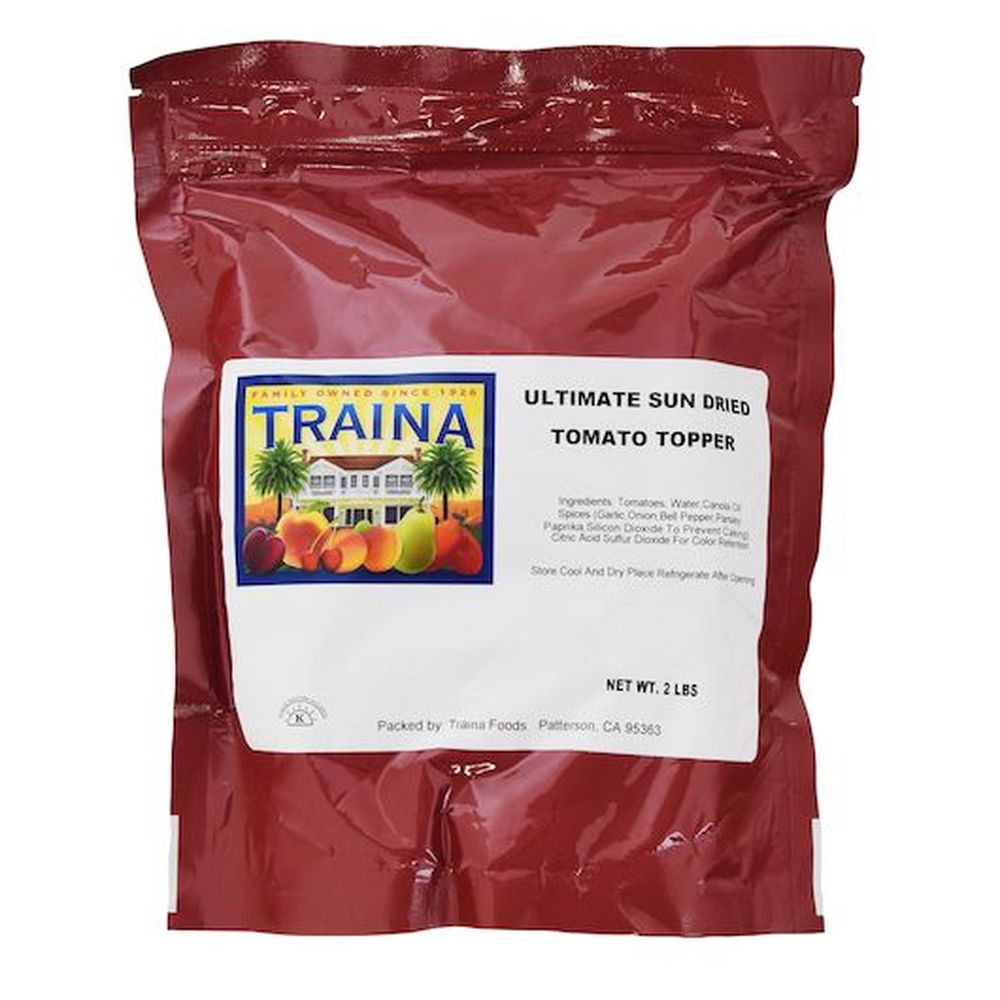 Traina Sun Dried Tomato Topper in Oil, 2 Pound -- 4 per case