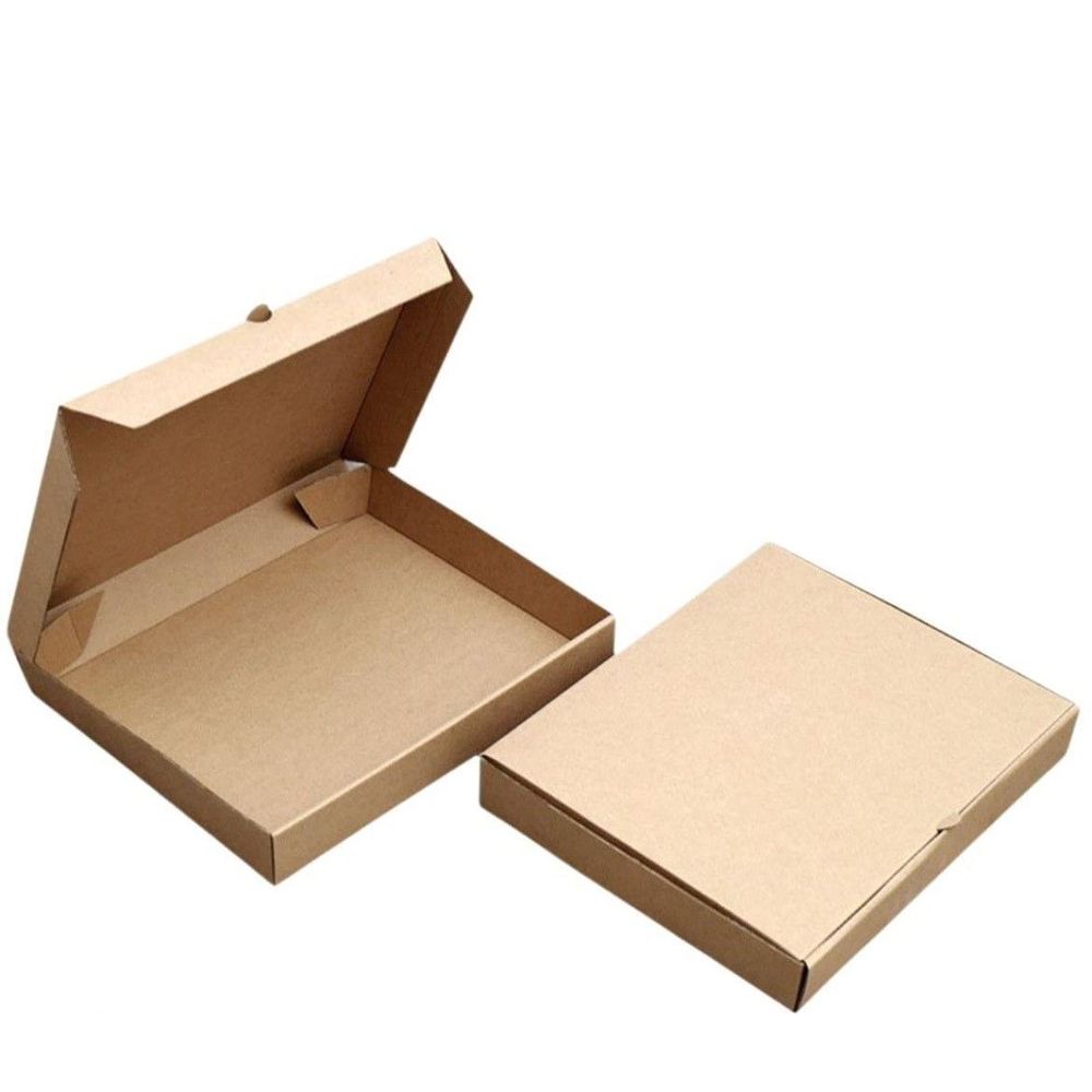 Nemco Kraft / Kraft B Flute Kraft Plain Pizza Box, 12 x 12 x 2 inch ...