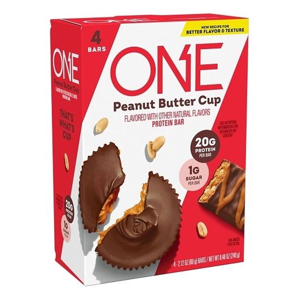 One Peanut Butter Cup Flavored Protein Standard Bar, 8.48 Ounce -- 6 ...