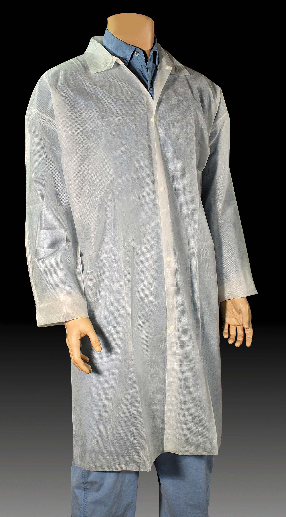Cellucap Large White Polypropylene Lab Coat -- 25 per case ...