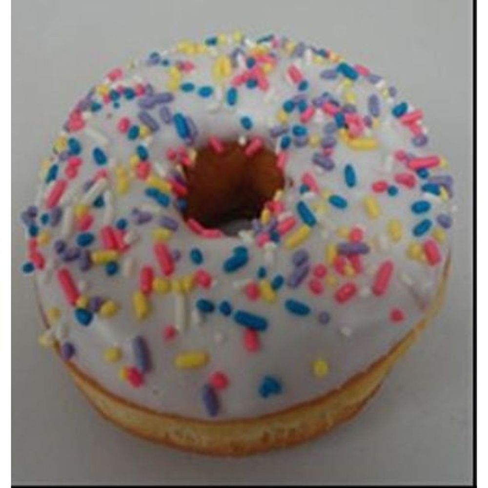 Prairie City Bakery White Glazed Yeast Donut, 3.2 Ounce -- 24 per case