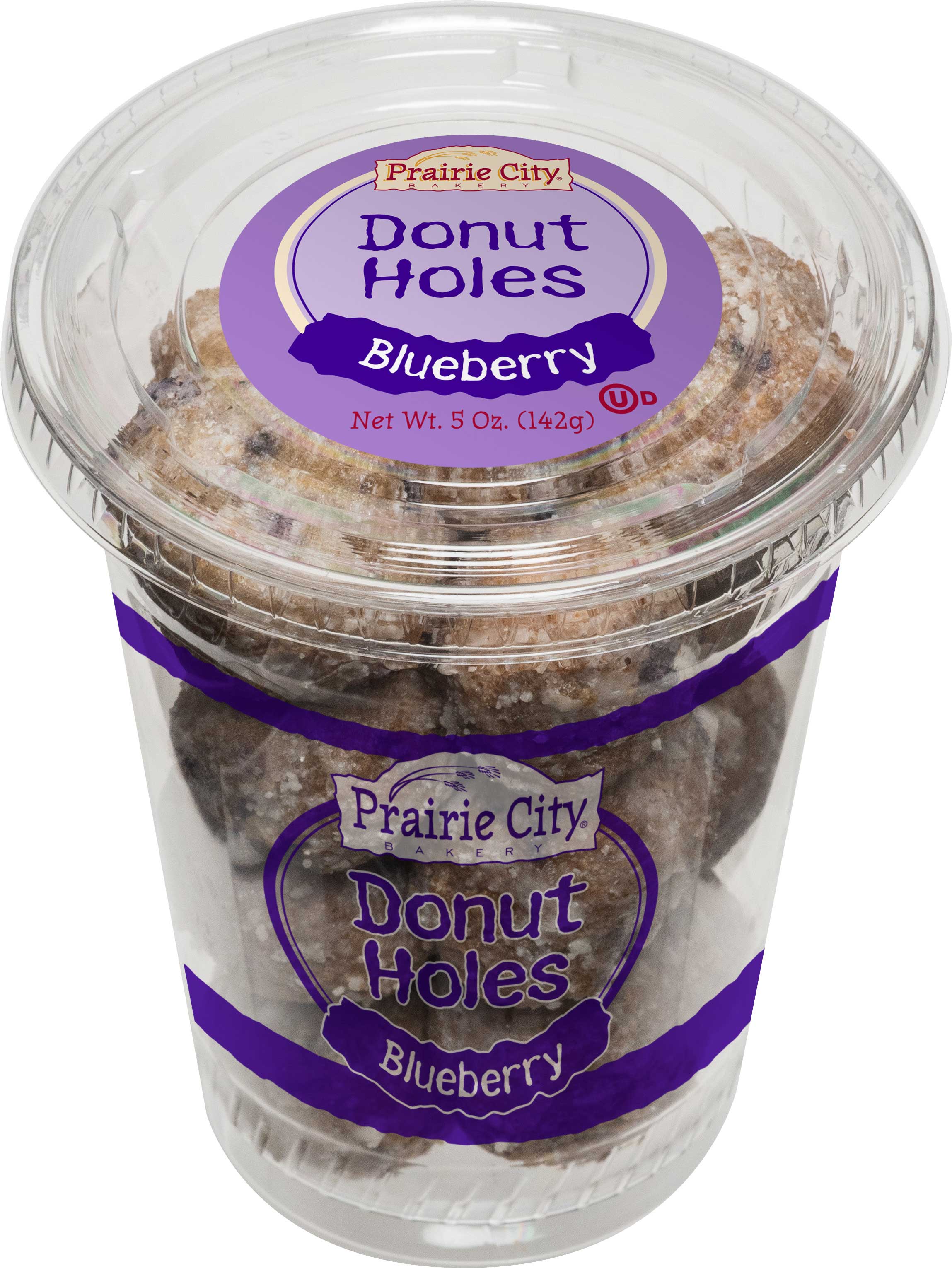 Prairie City Bakery Blueberry Donut Holes Case | FoodServiceDirect