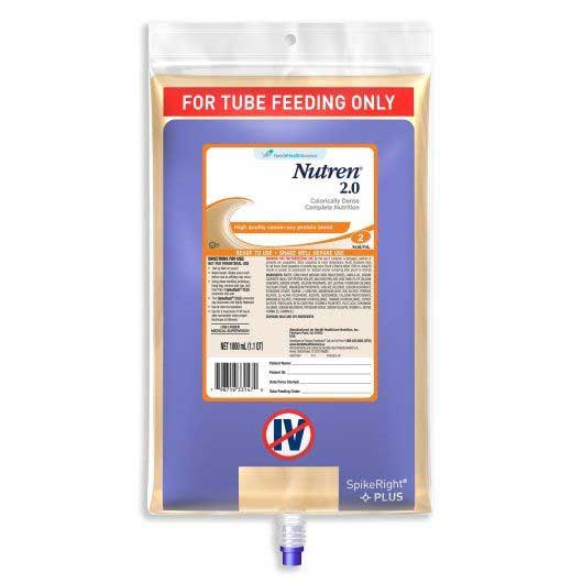 Nestle Nutren 2.0 Malnutrition Tube Feeding Balanced High Cal Liquid ...