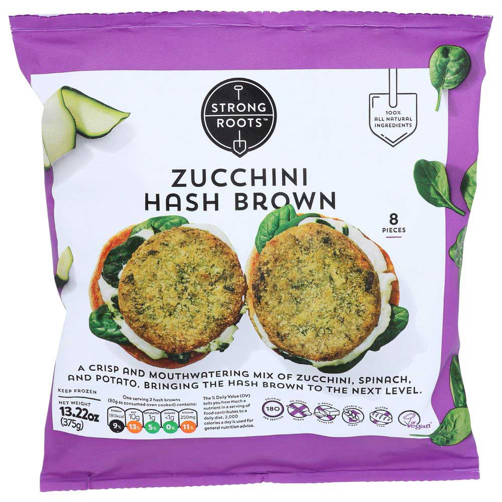 Strong Roots Zucchini Hash Browns, 13.22 Ounce -- 8 per case