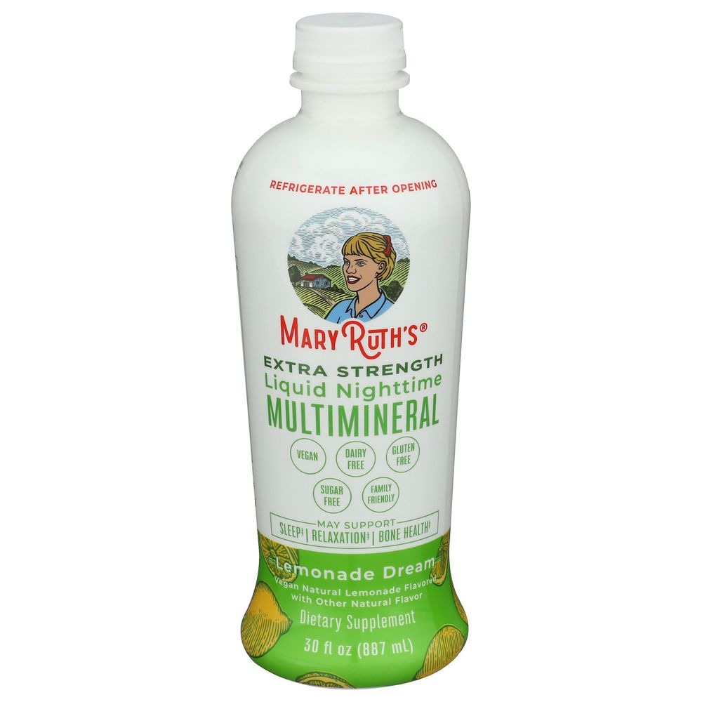 Mary Ruth's Lemonade Dream Extra Strength Liquid Nighttime Multimineral ...