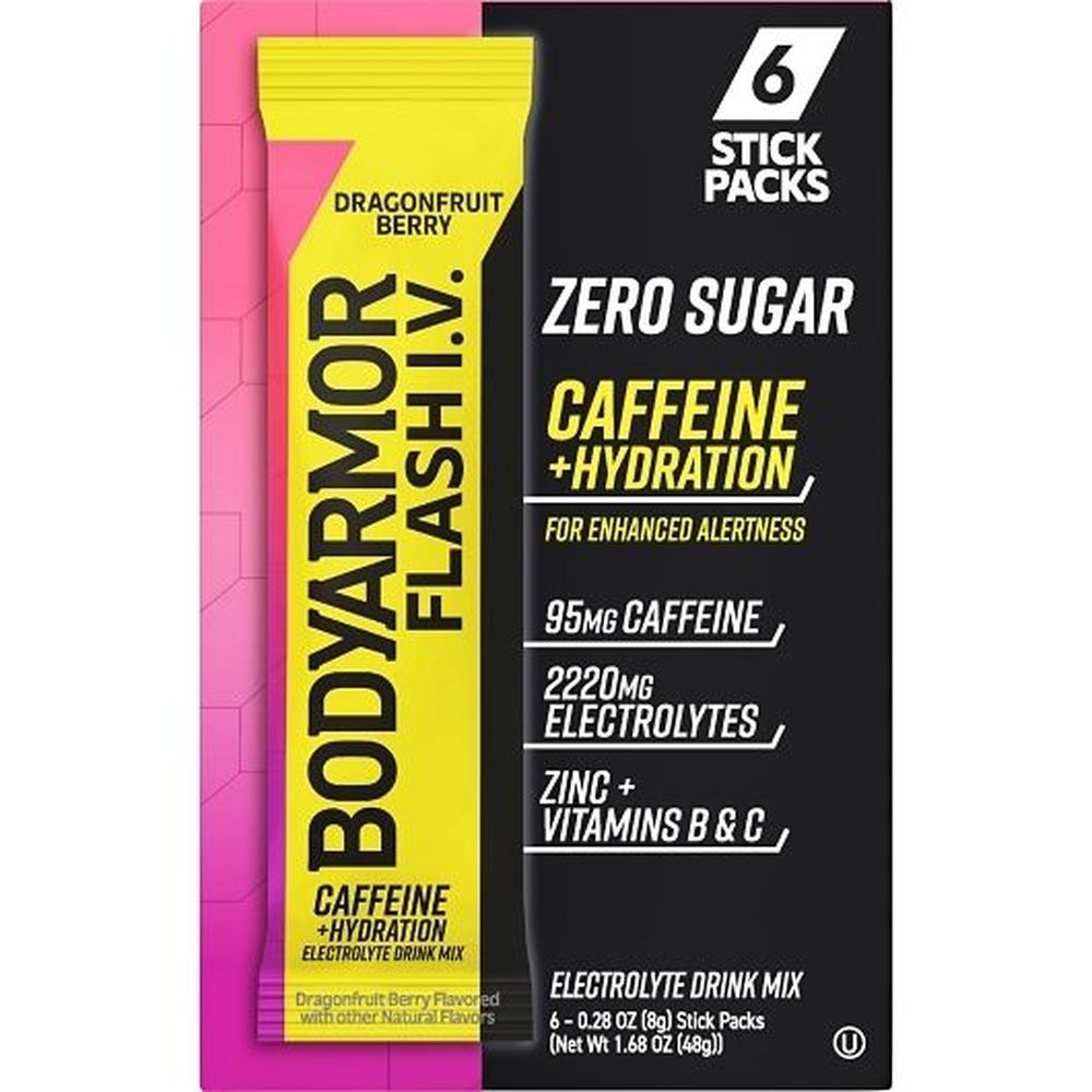 Bodyarmor Flash Iv Ko Caffeine Plus Hydration Dragonfruit Berry ...
