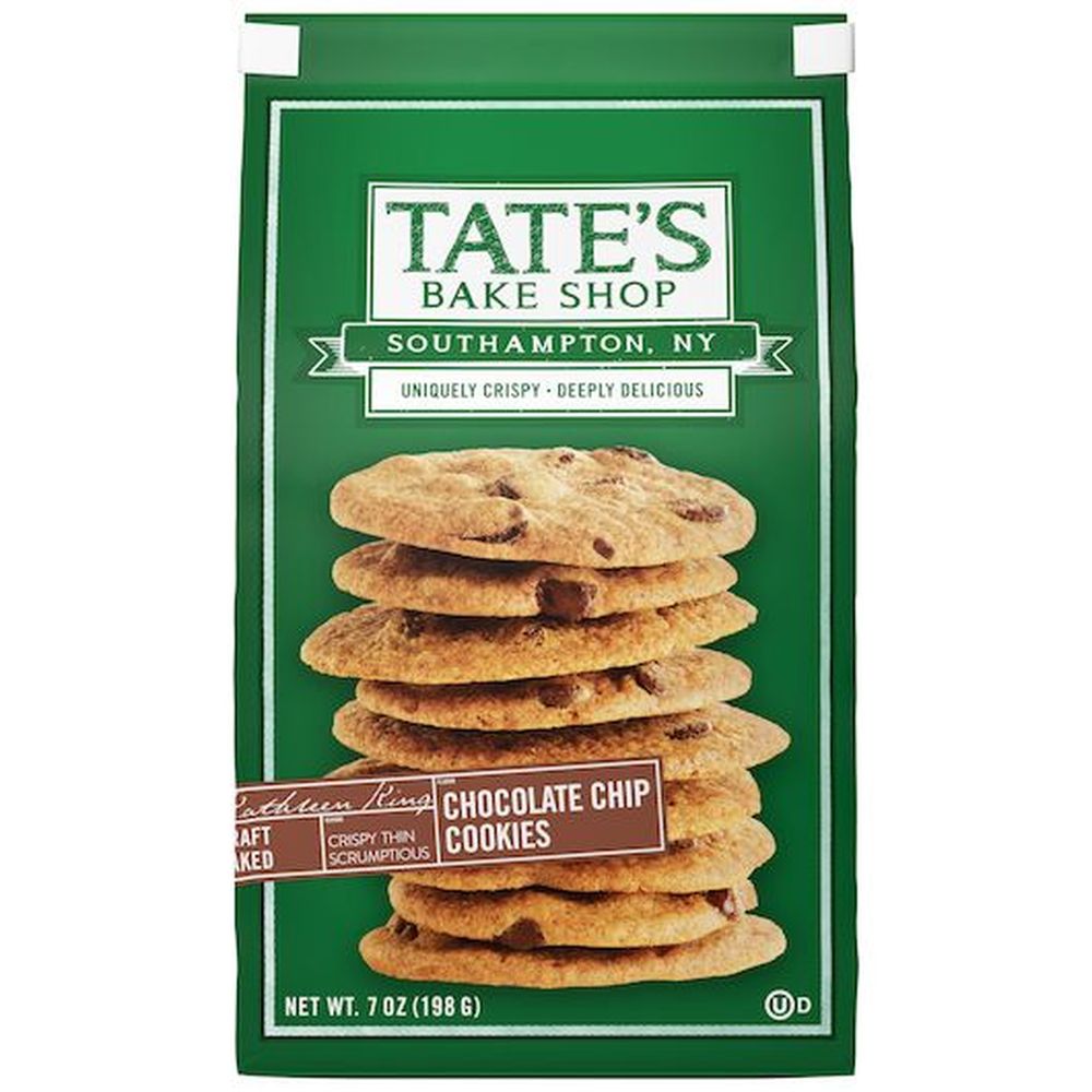 Tates Bake Shop Chocolate Chip Cookie, 7 Ounce -- 6 per case