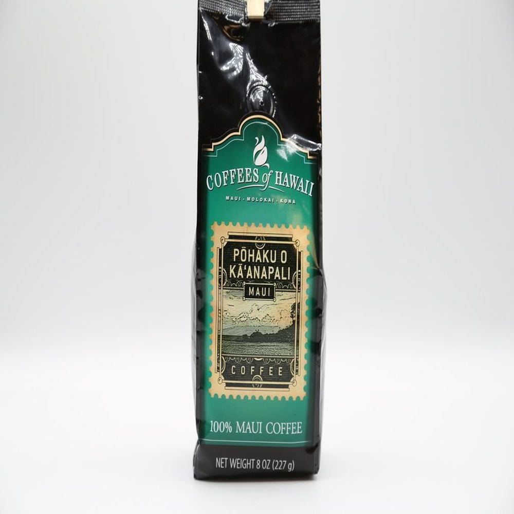 Coffees Of Hawaii Pohaku O Kaanapali 100 Percent Maui Hawaii Ground ...