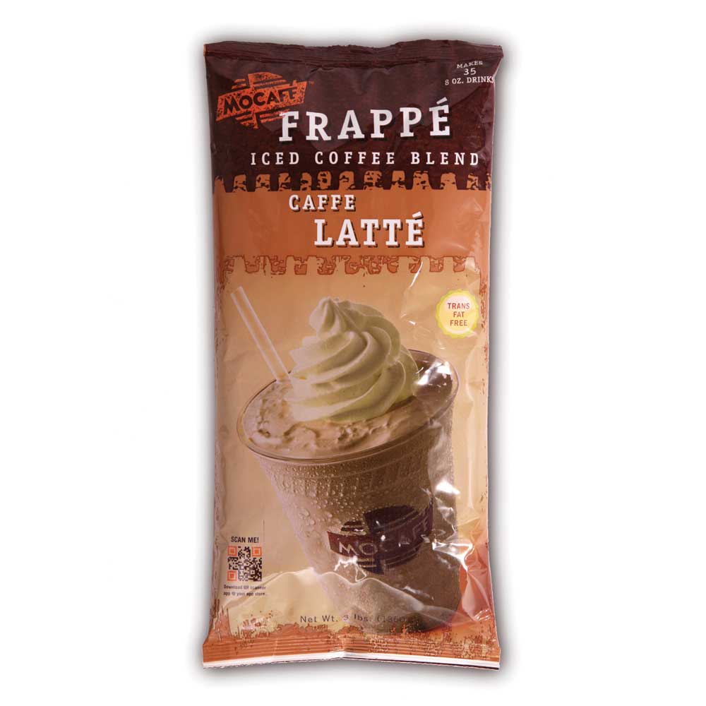 Mocafe Caffe Latte Frappe, 3 Pound Bag -- 4 per case.