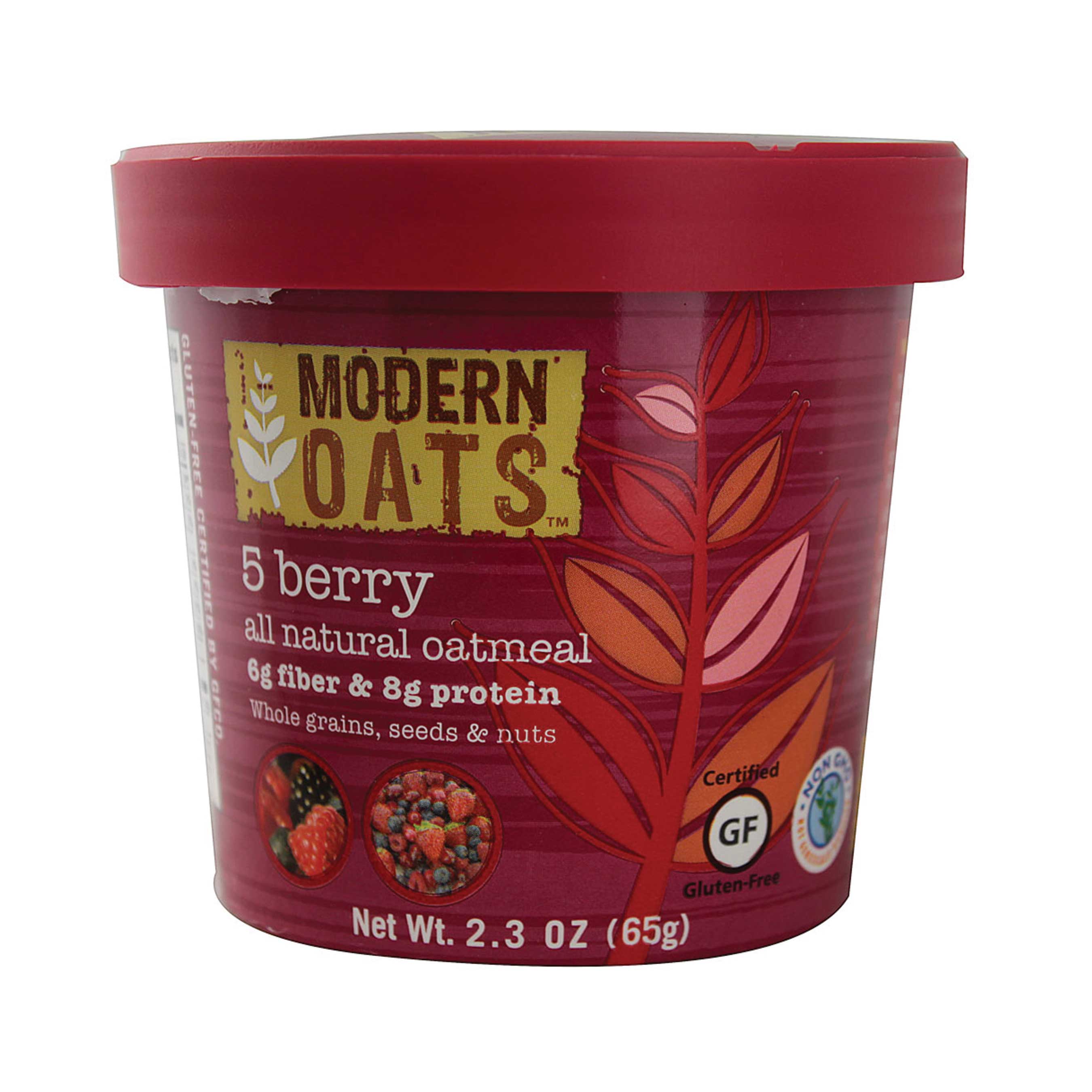 Modern Oats 5 Berry Oatmeal, 65 Gram -- 6 per case. | FoodServiceDirect ...