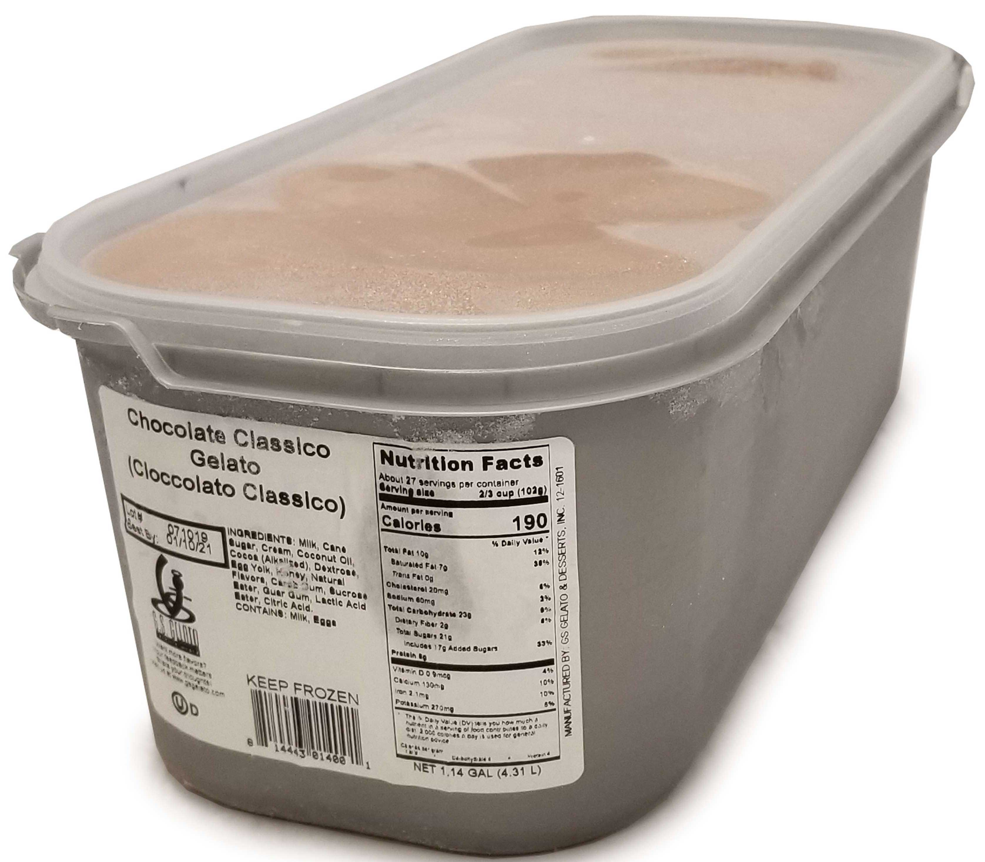 GS Gelato Classico Chocolate Gelato | FoodServiceDirect