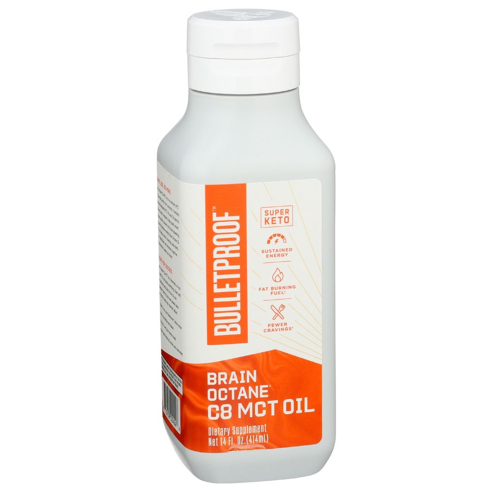 Bulletproof Brain Octane C8 MCT Oil, 14 Fluid Ounce