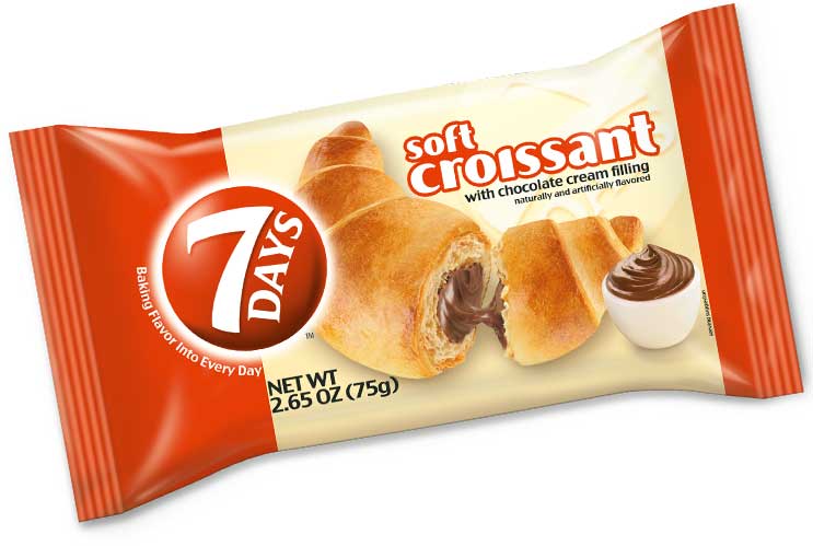 7 Days Chocolate Croissant Case | FoodServiceDirect