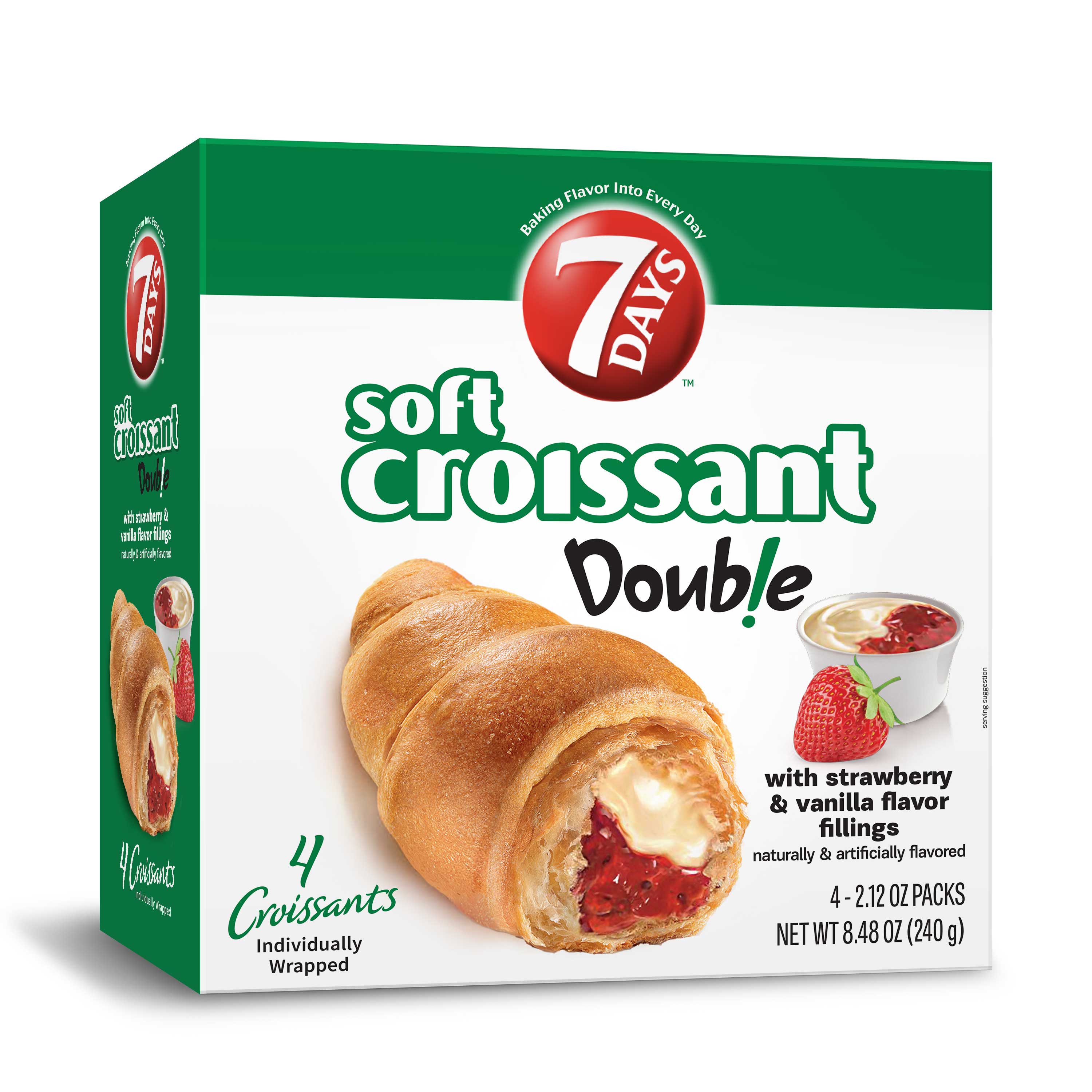 7 Days Strawberry Vanilla Croissant | FoodServiceDirect