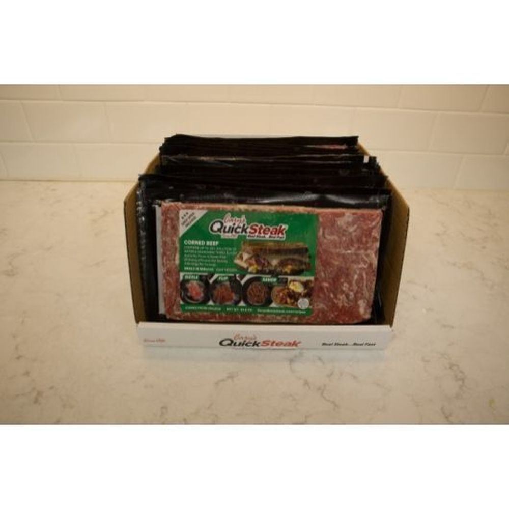 Garys Quicksteak Marinated Quick Release Corned Beef Philly Steak, 10.8 ...