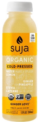 Suja Essentials Ginger Love Juice, 12 Fluid Ounce -- 6 per case.