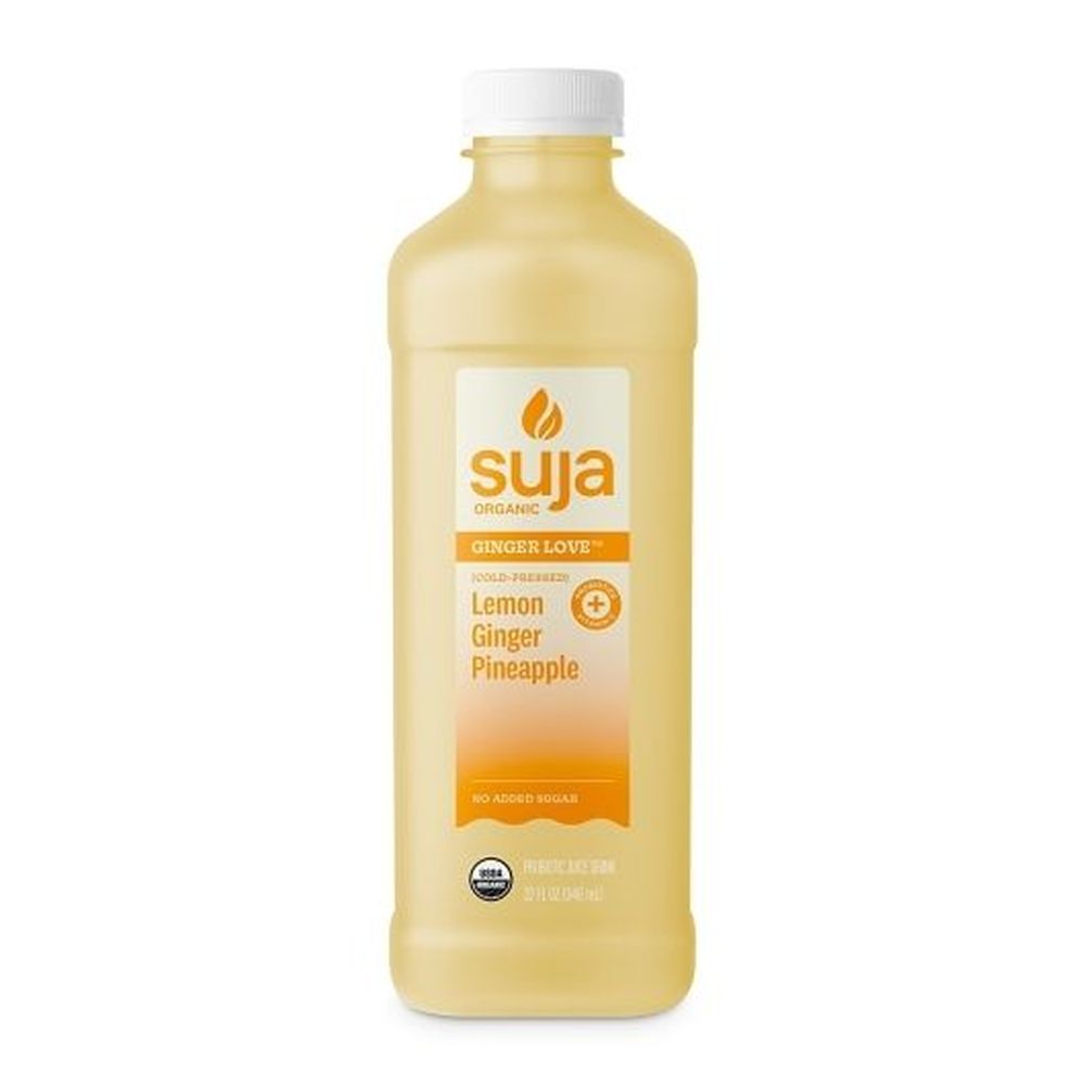 Suja Ginger Love Organic Lemon Ginger Pineapple Cold Pressed Juice, 32 ...
