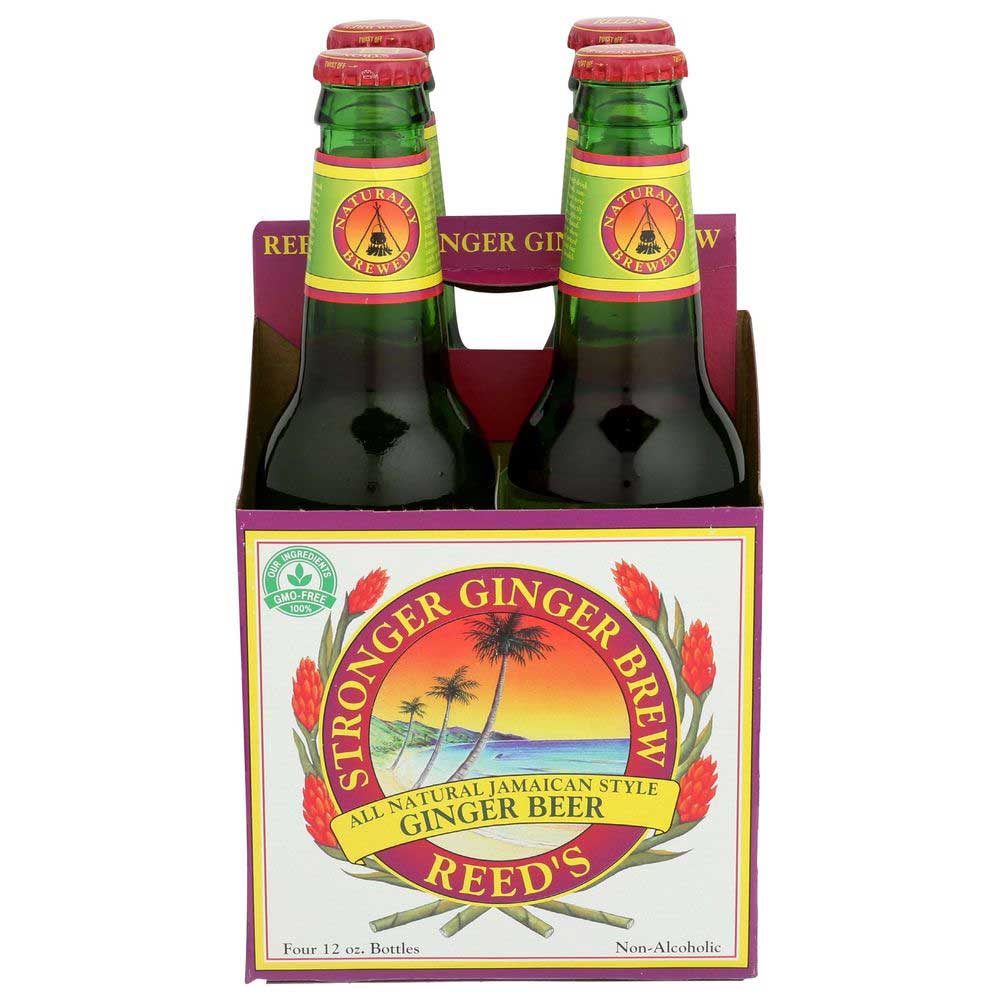 Reeds Strongest Ginger Beer, 12 Fluid Ounce Bottle - 4 count per pack ...