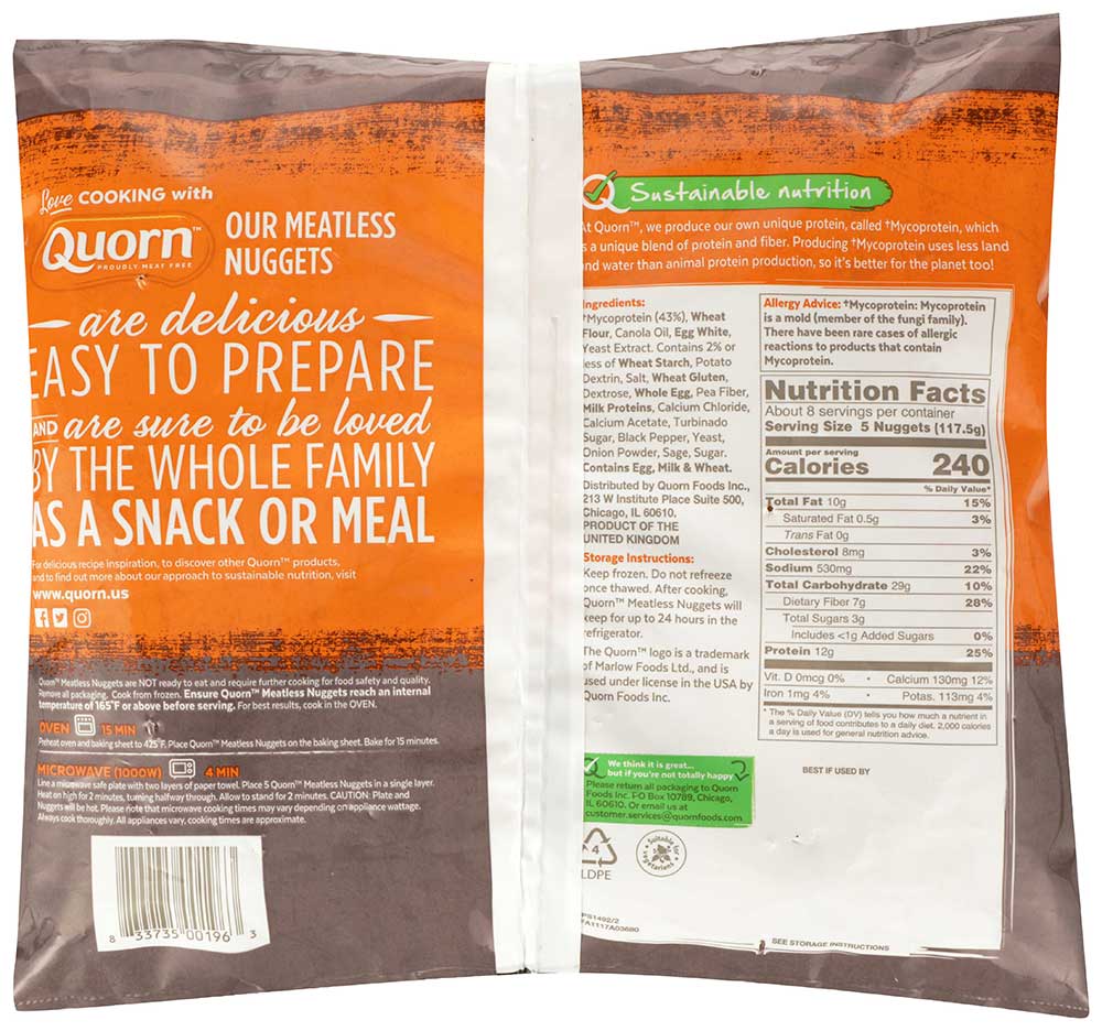 how long to cook quorn nuggets