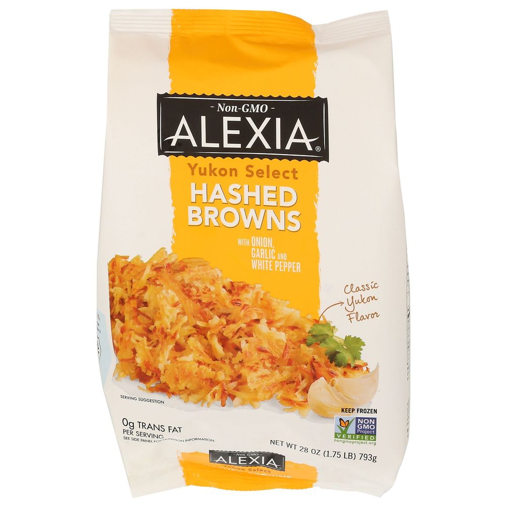 Alexia Yukon Select Hashed Browns with Onion Garlic and White Pepper ...