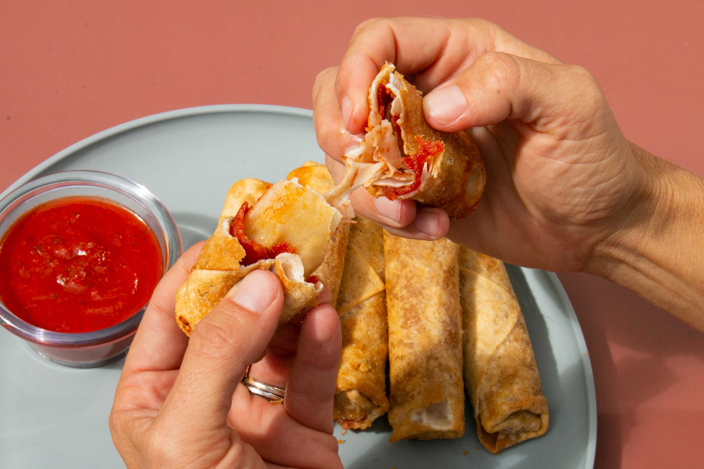 how to cook pizza logs