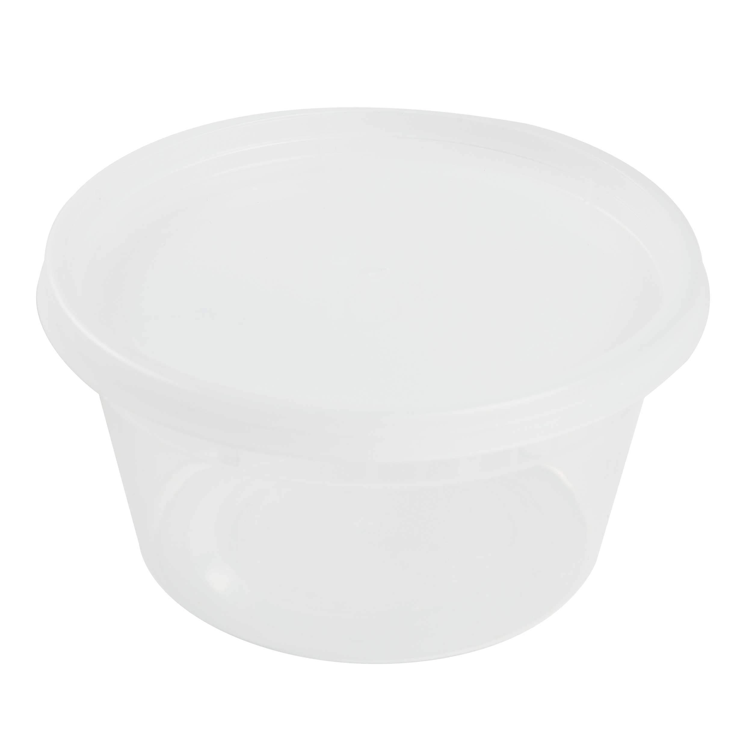 Royal Clear Polypropylene Deli Container with Lid, 12 Ounce -- 240 per ...