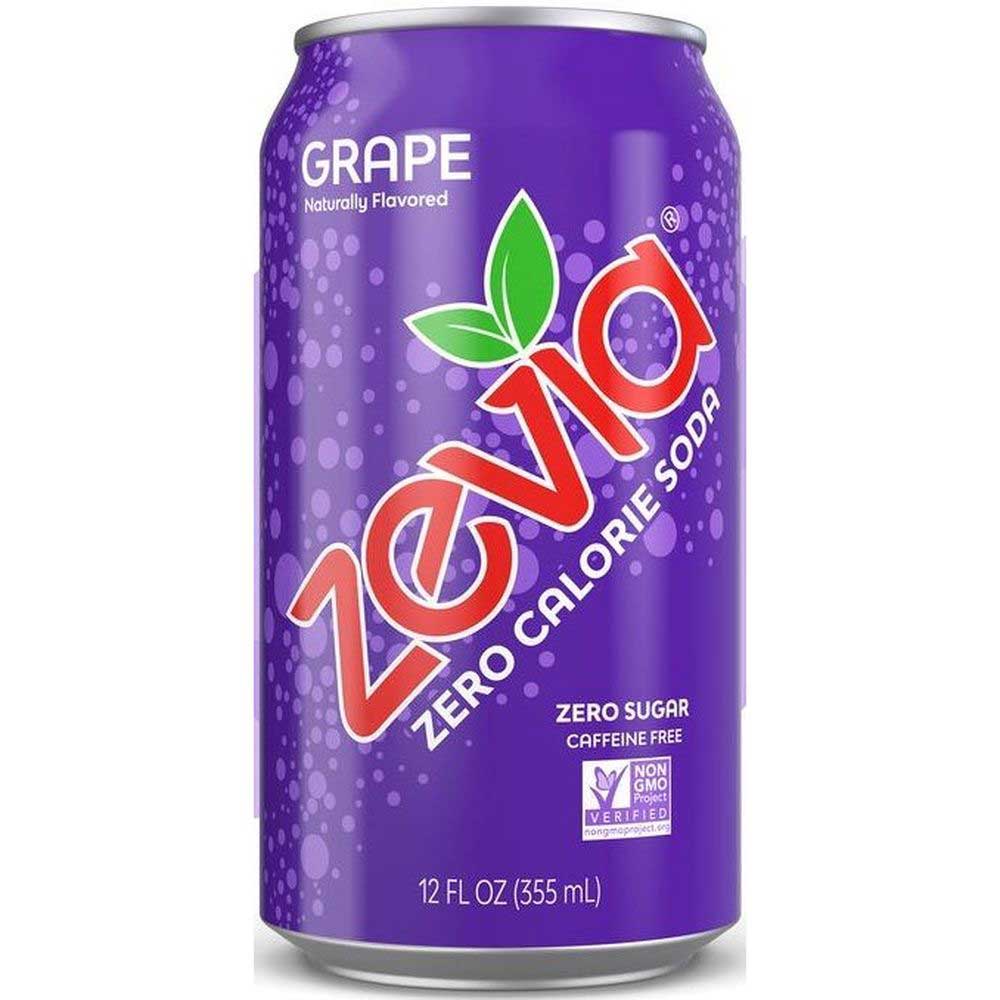 Zevia Grape Soda, 12 Fluid Ounce -- 12 per case