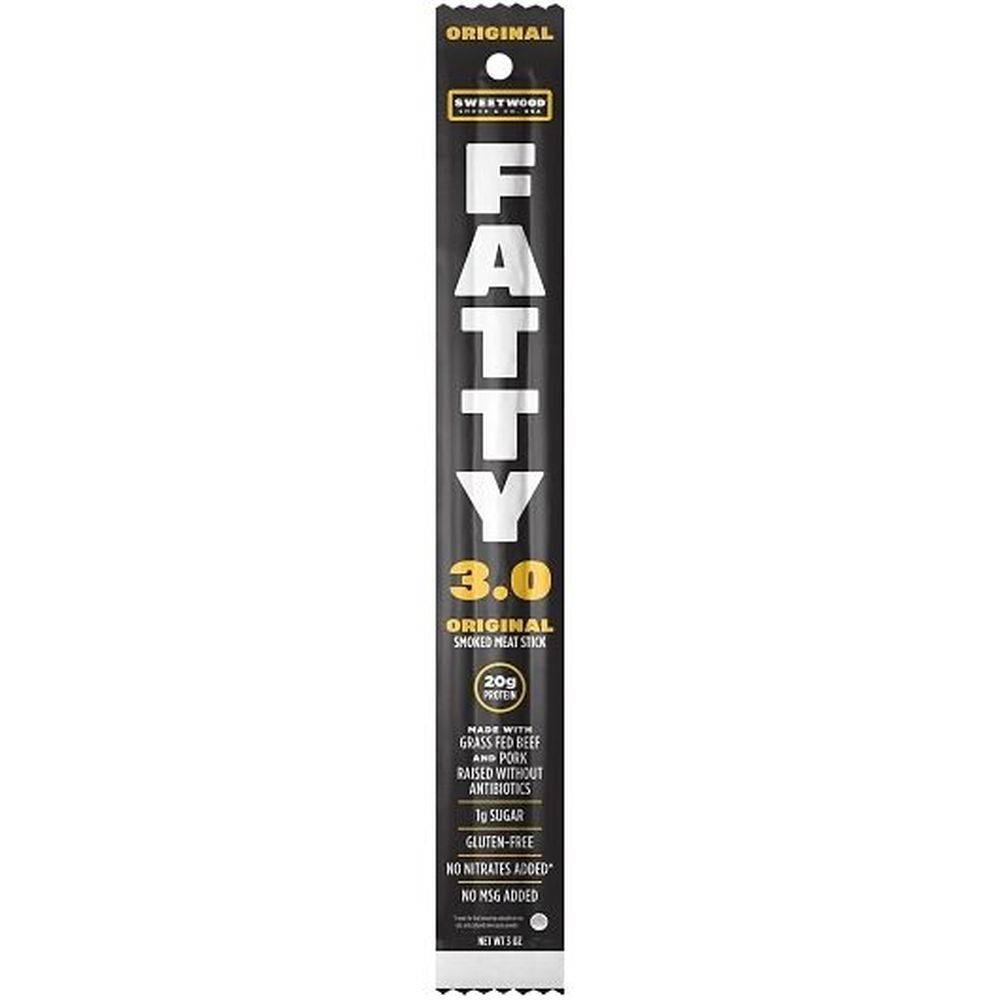 Fatty Original Smoked Meat Stick, 3 Ounce -- 80 per case