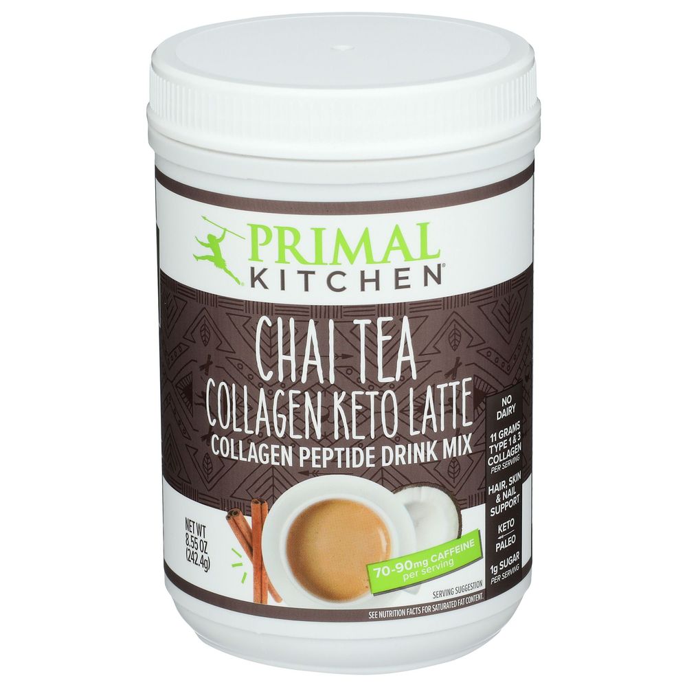 Primal Kitchen Chai Tea Collagen Keto Latte, 8.55 Ounce