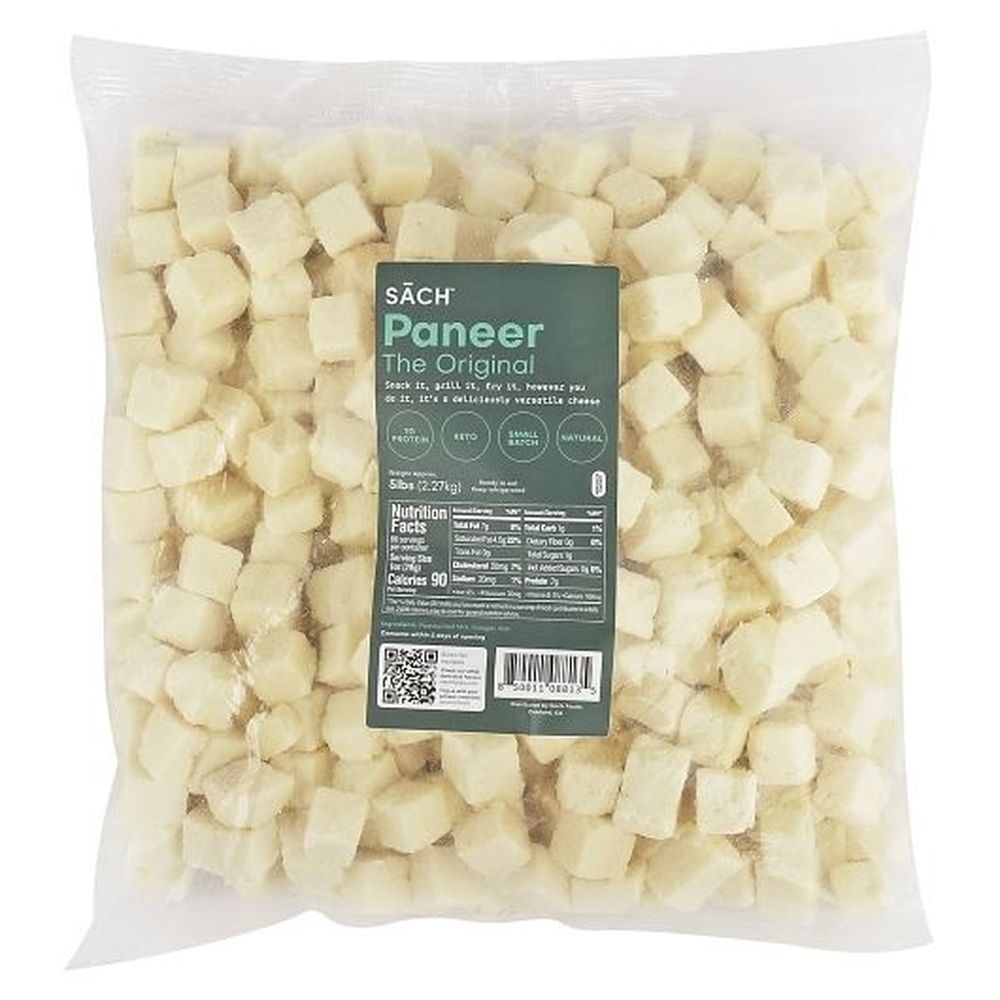 Sach Foods Natural The Original Paneer, 5 Pound -- 4 per case