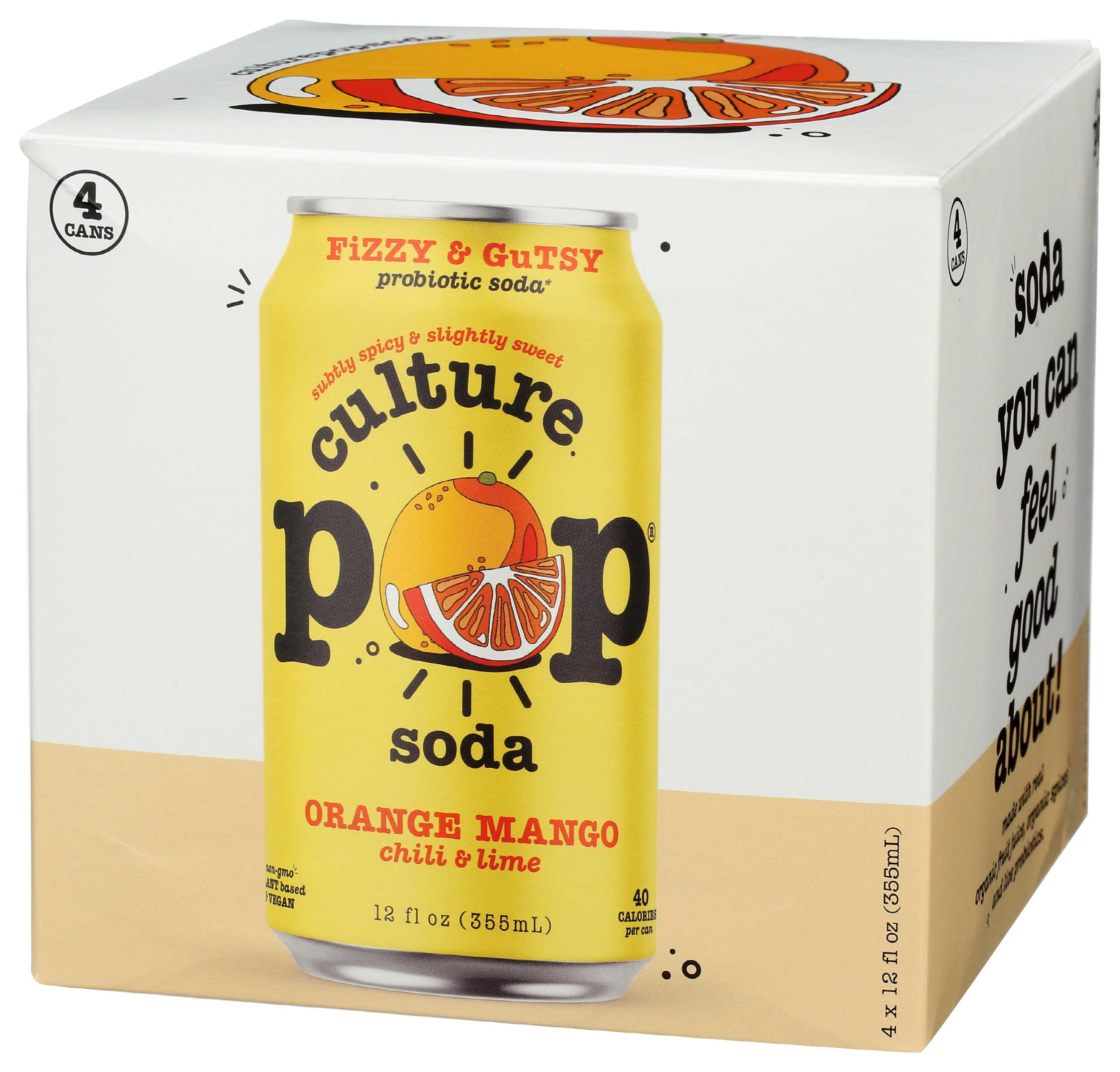 Culture Pop Orange Pop Soda | FoodServiceDirect